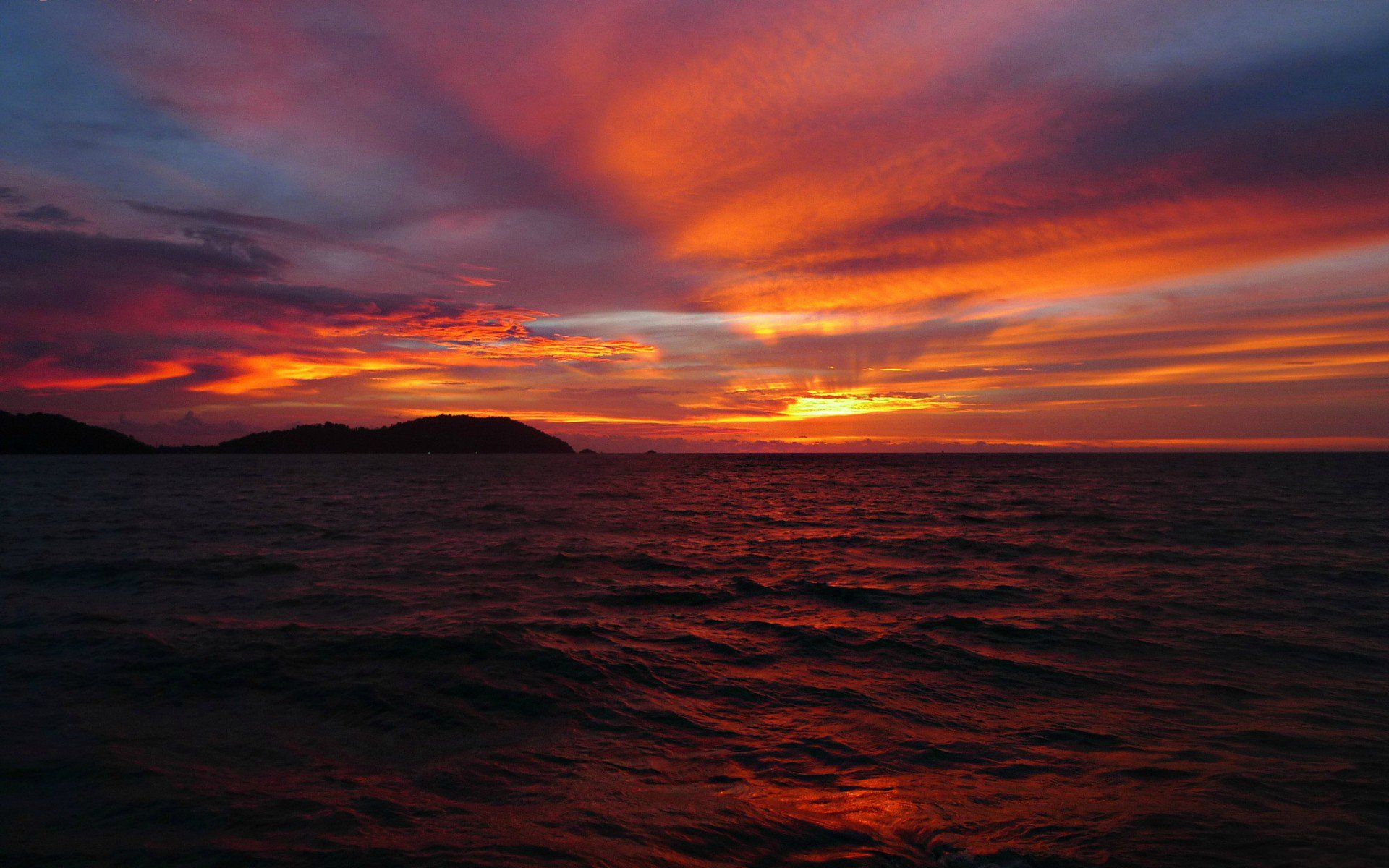 Download Nature Sunset HD Wallpaper