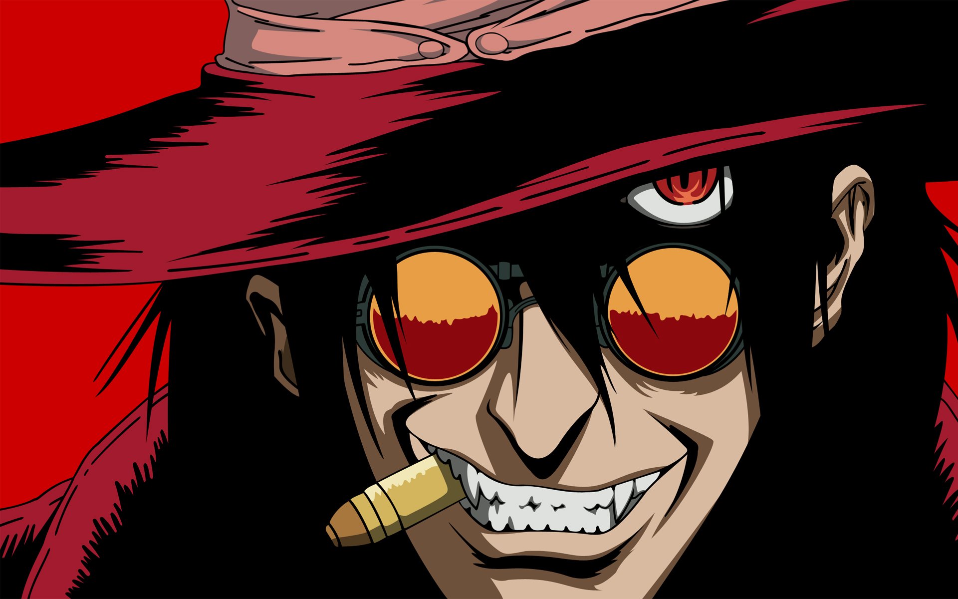 Hellsing HD: Alucard's Crimson Grin | 1920x1200 | Wallpaper Abyss