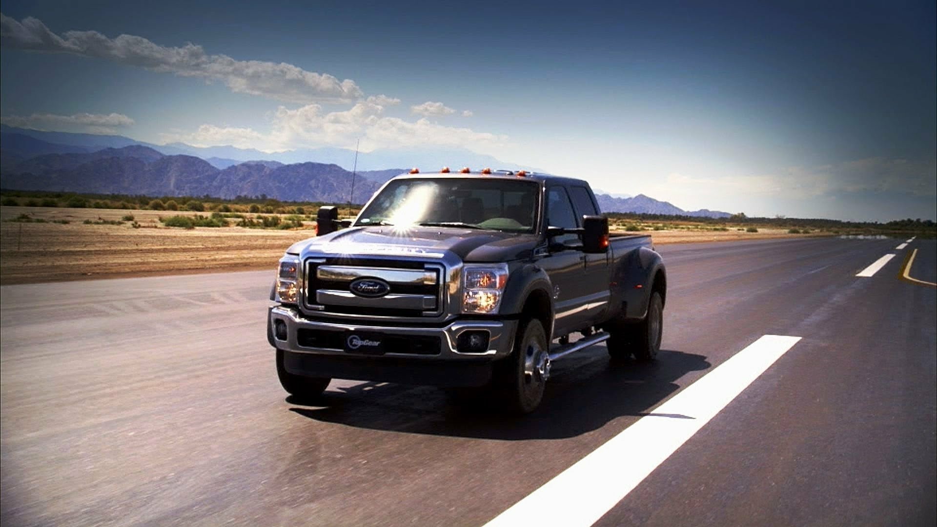 Ford Pickup Truck Speeding on Highway HD Wallpaper - Top Gear Inspired