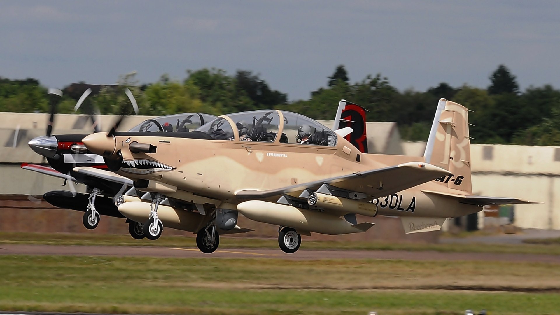 Beechcraft T-6 Texan II - Military HD Wallpaper