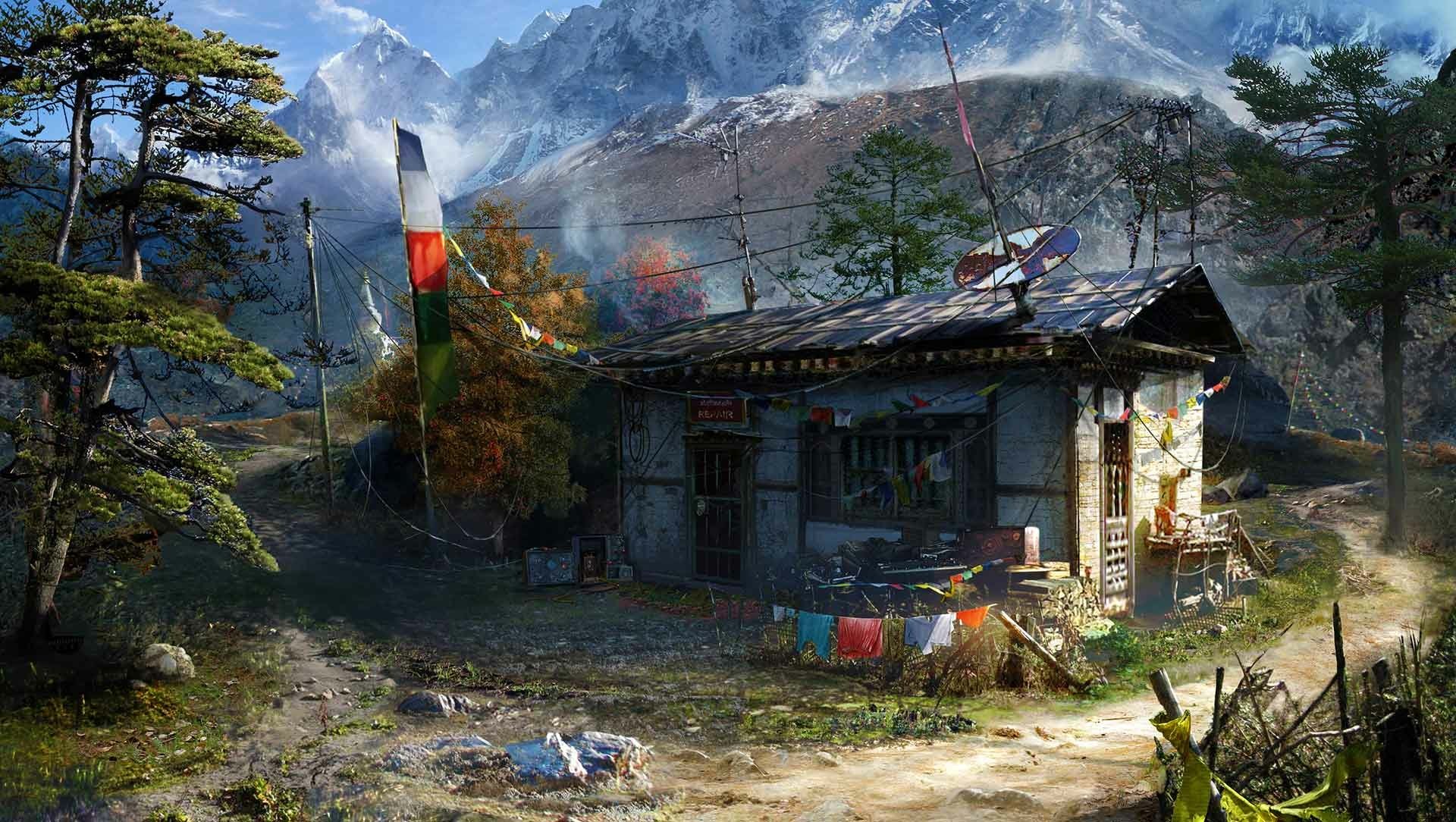 Far Cry 4 HD Wallpaper – Epic Video Game Landscape in Stunning Detail