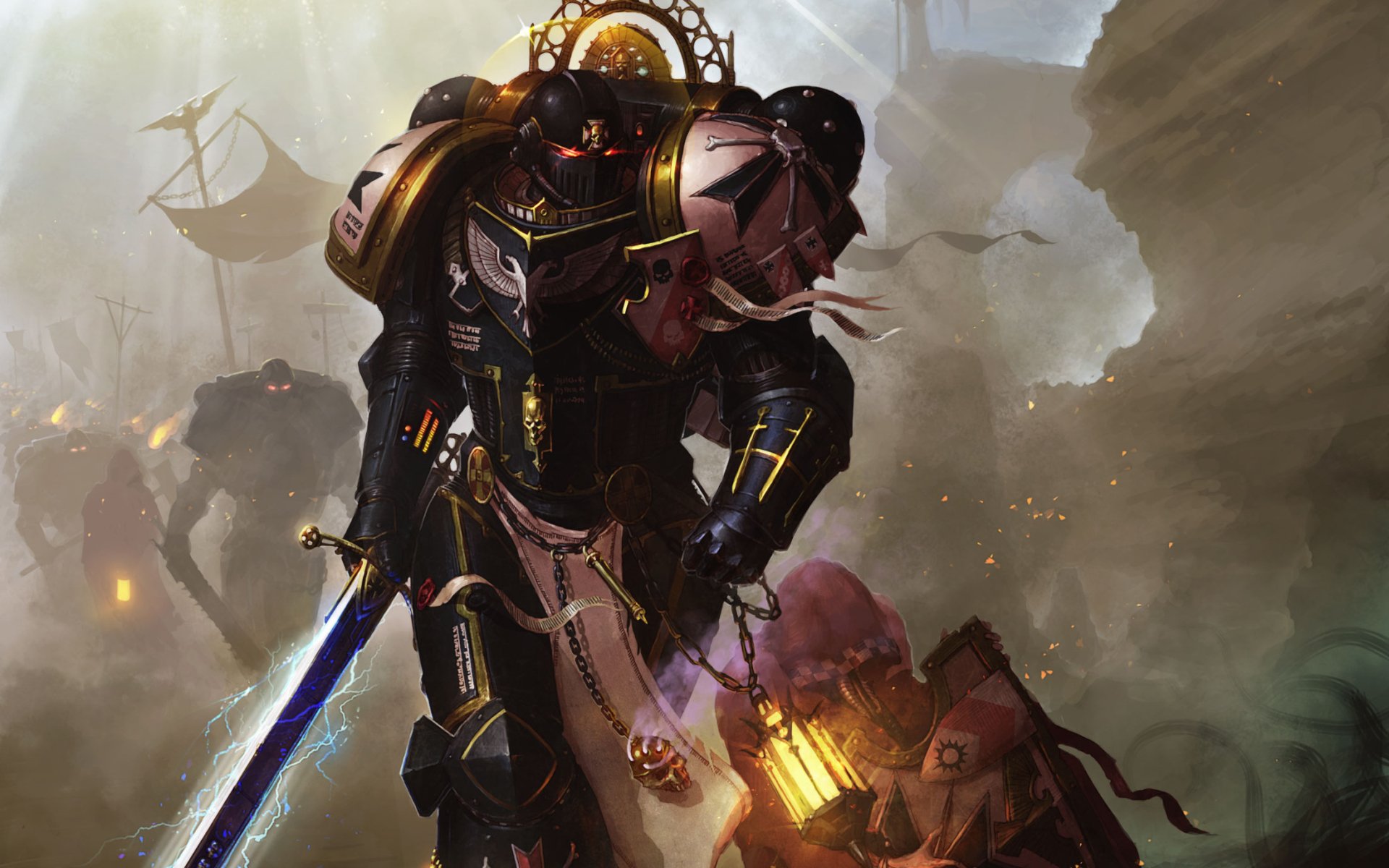 Epic Warhammer HD Wallpaper: Battle in the Grimdark