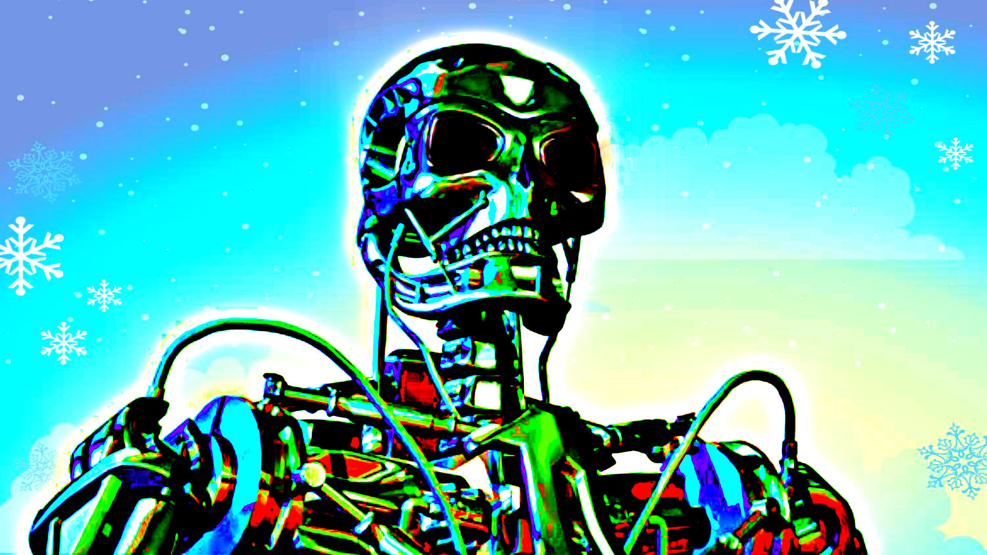 New Yeair Skeleton -x- by TheAWPMaster