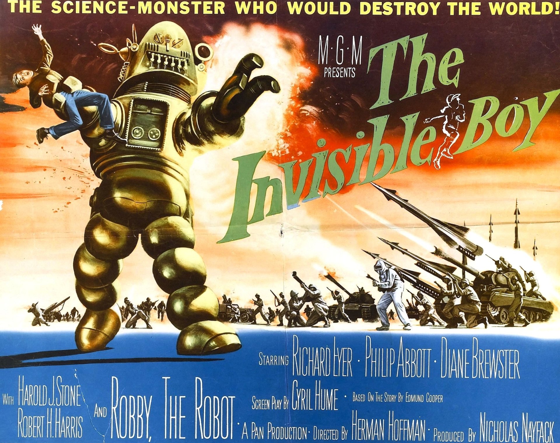 Download Movie The Invisible Boy (1957) HD Wallpaper