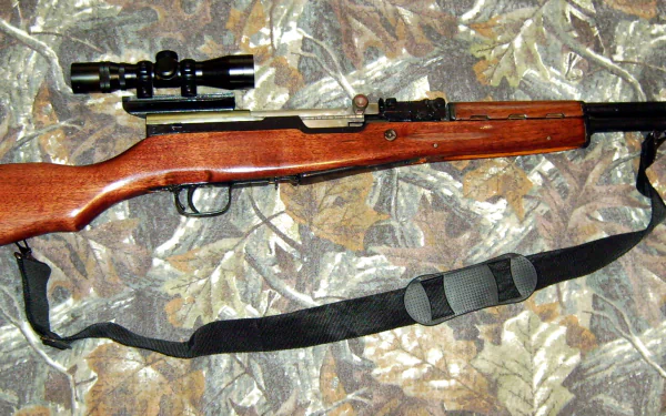 Download Man Made SKS Rifle HD Wallpaper