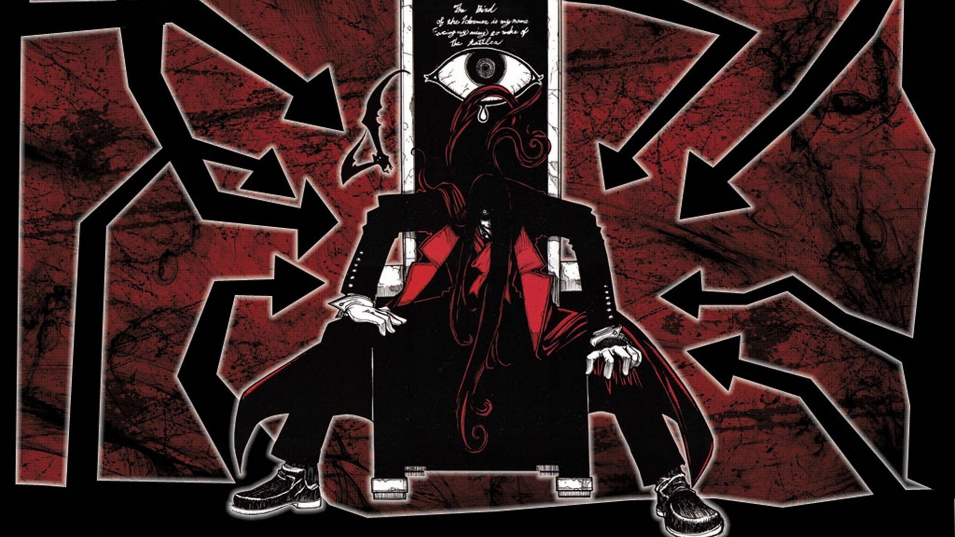 Hellsing HD Wallpaper: The Mysterious Figure of Darkness