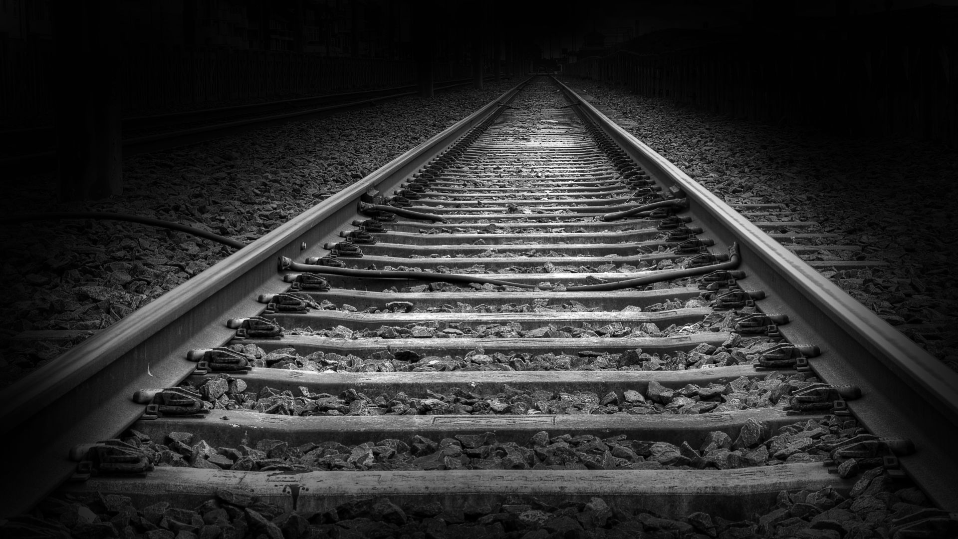 Download Man Made Railroad HD Wallpaper