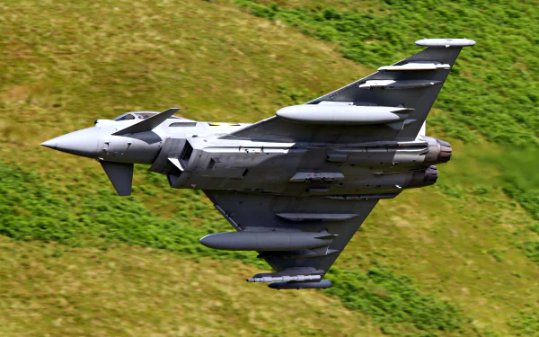 Eurofighter Typhoon in Action: HD Wallpaper