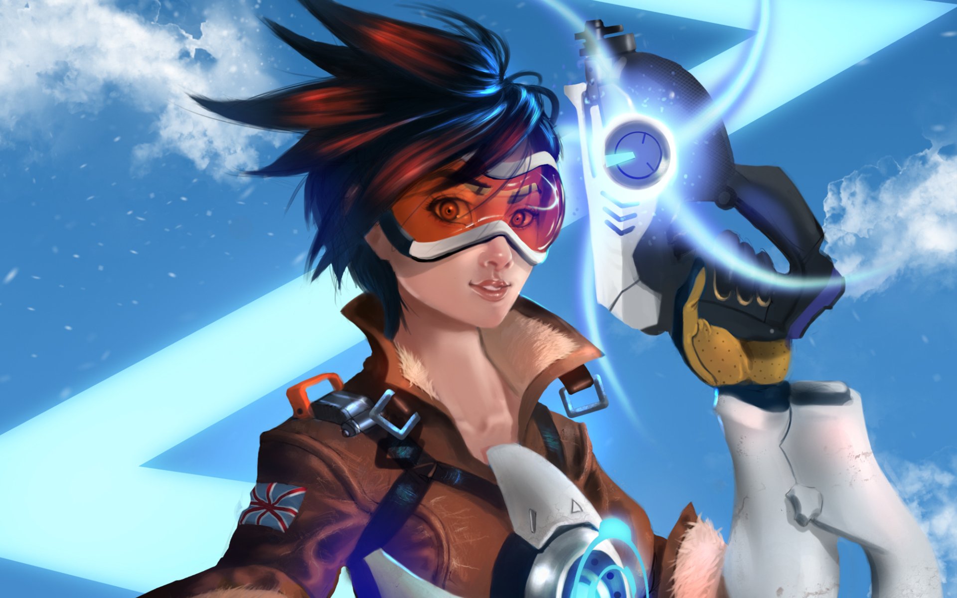 Download Tracer (Overwatch) Video Game Overwatch HD Wallpaper by Caio ...