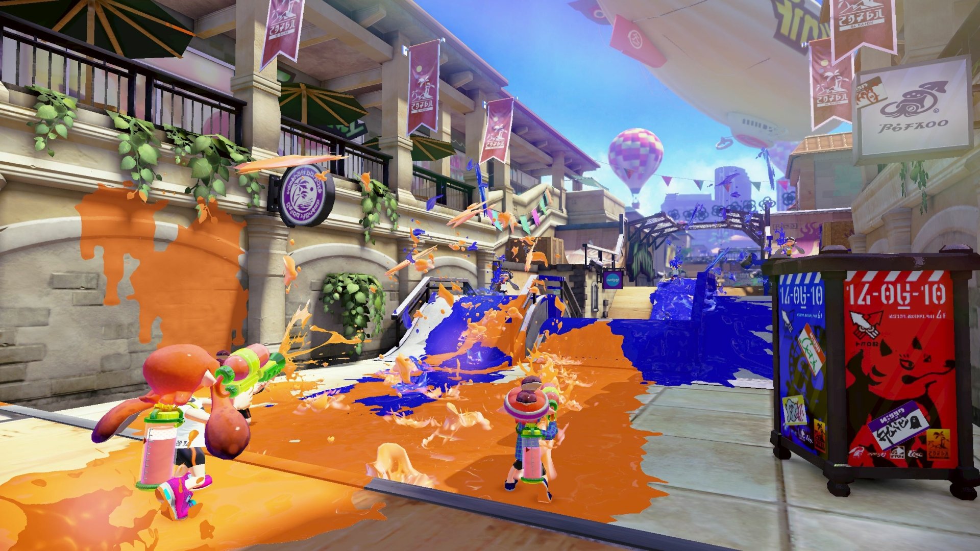 Splatoon Action-Packed HD Wallpaper