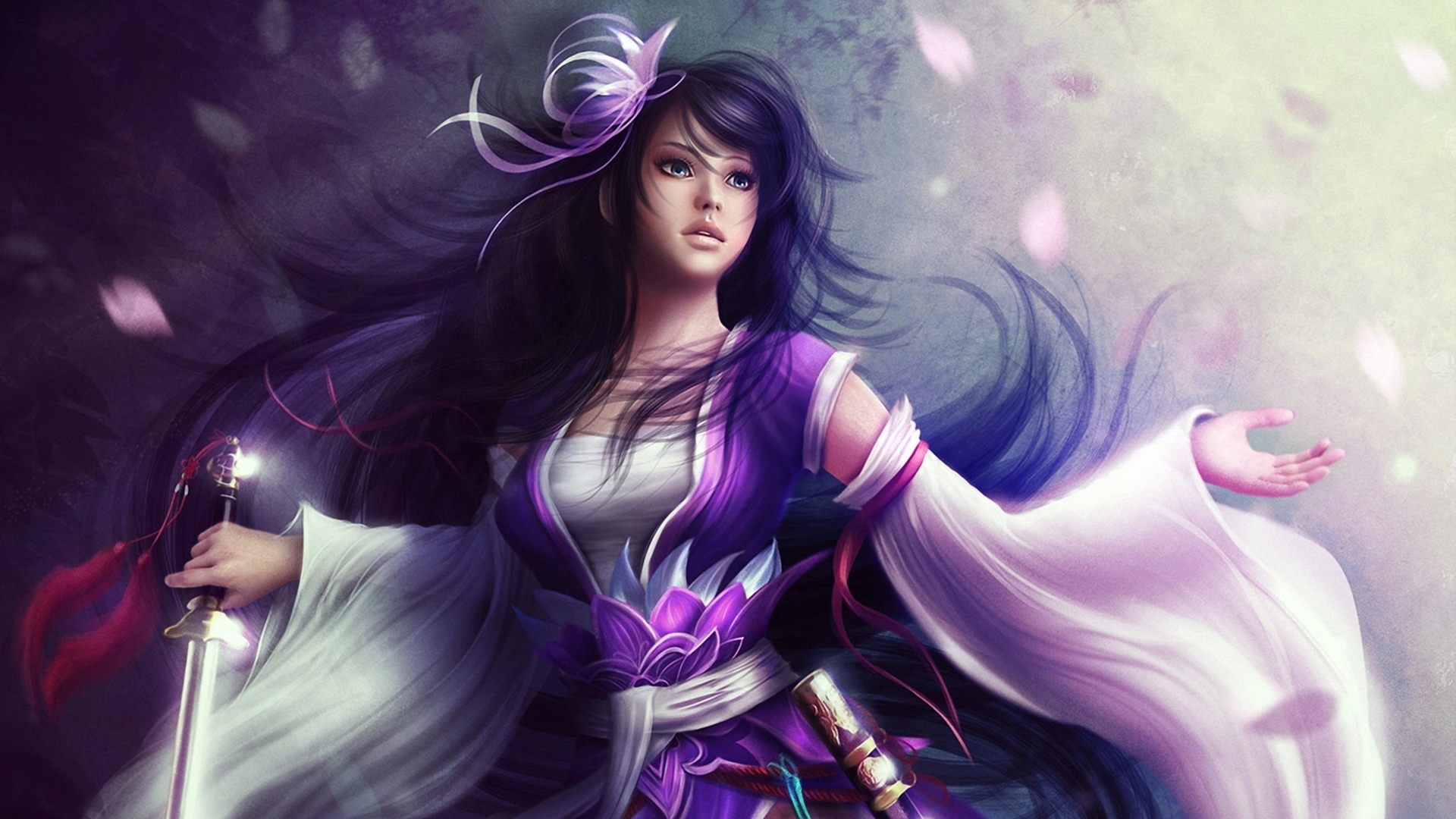 Enchanted Fantasy Woman HD Wallpaper by EDDY SHINJUKU