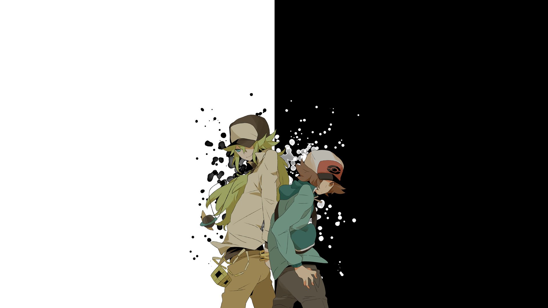 Epic Pokémon Comic HD Wallpaper: Dynamic Duo in Action | 1920x1080 ...