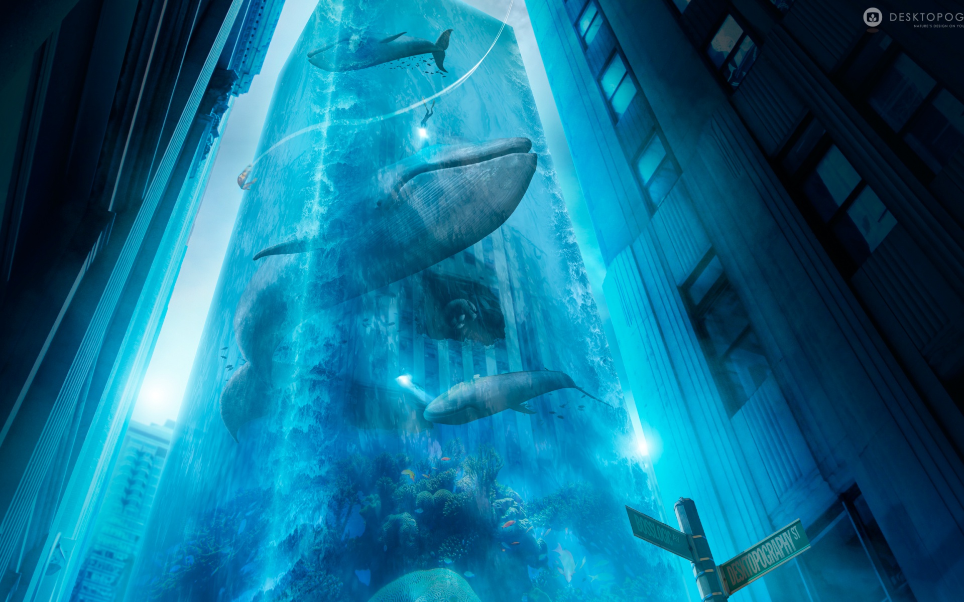 Download Artistic Desktopography HD Wallpaper by BossLogic