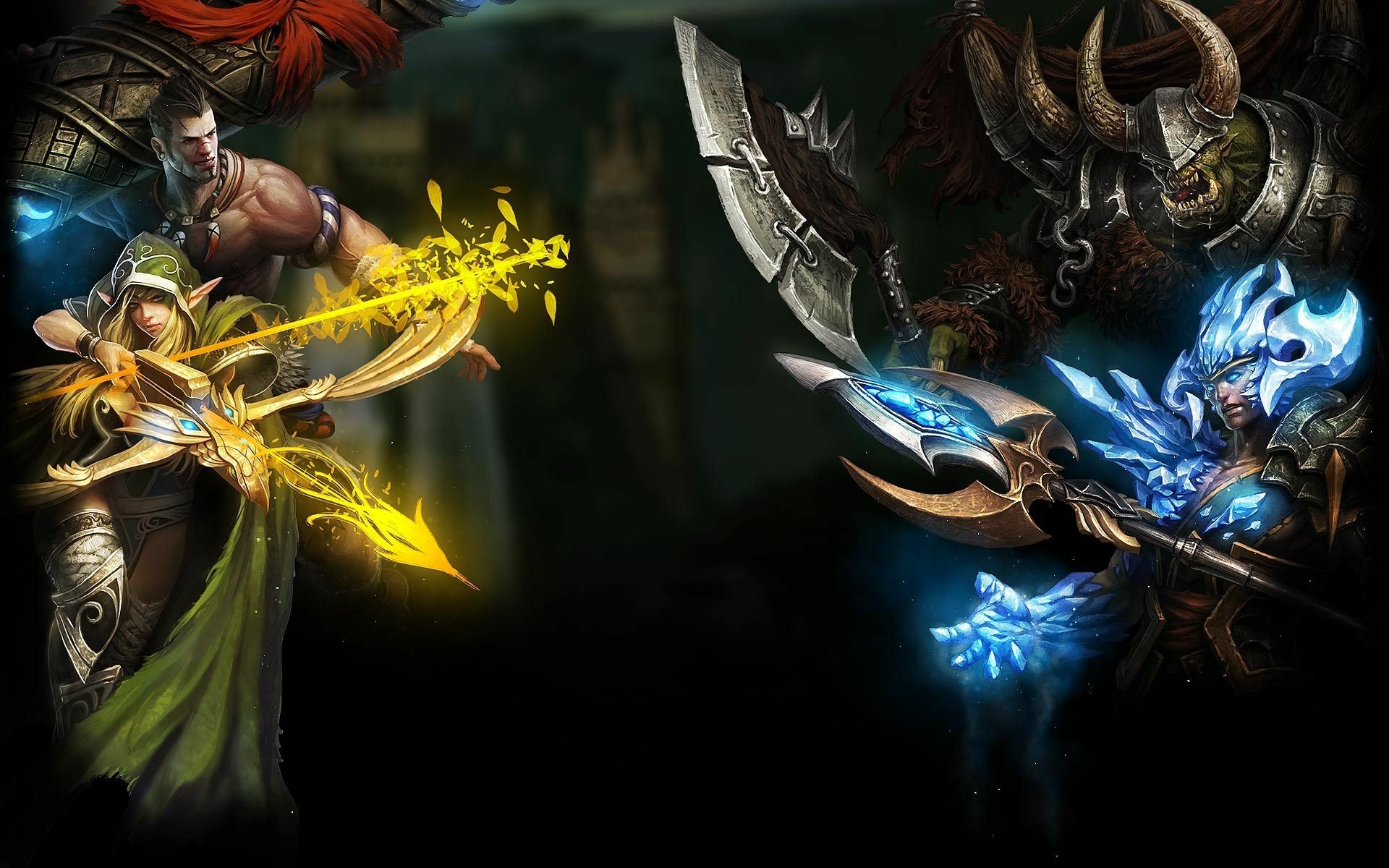 Video Game Chaos Heroes Online HD Wallpaper