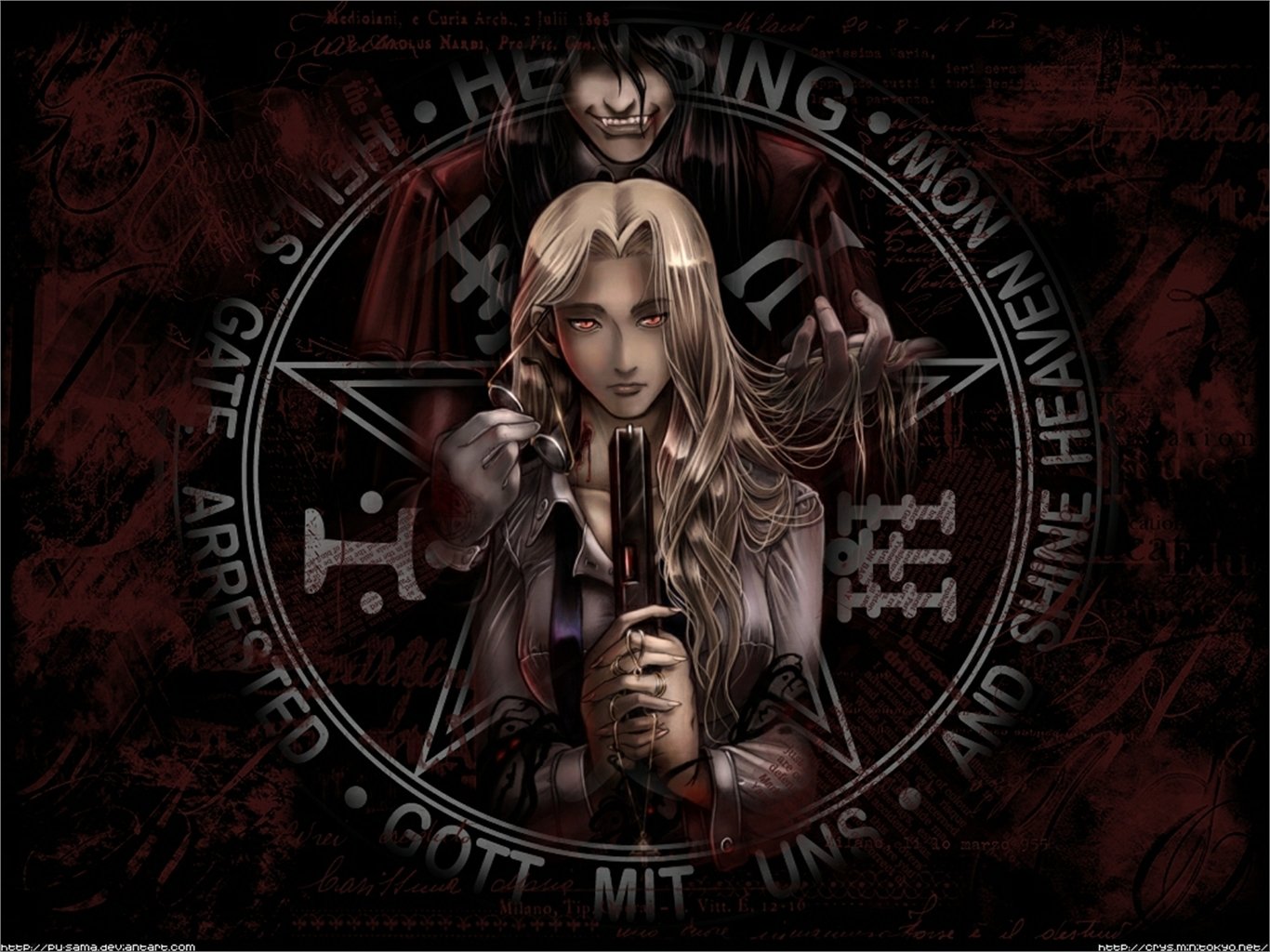 Hellsing: Crimson Sigil — HD Anime Wallpaper