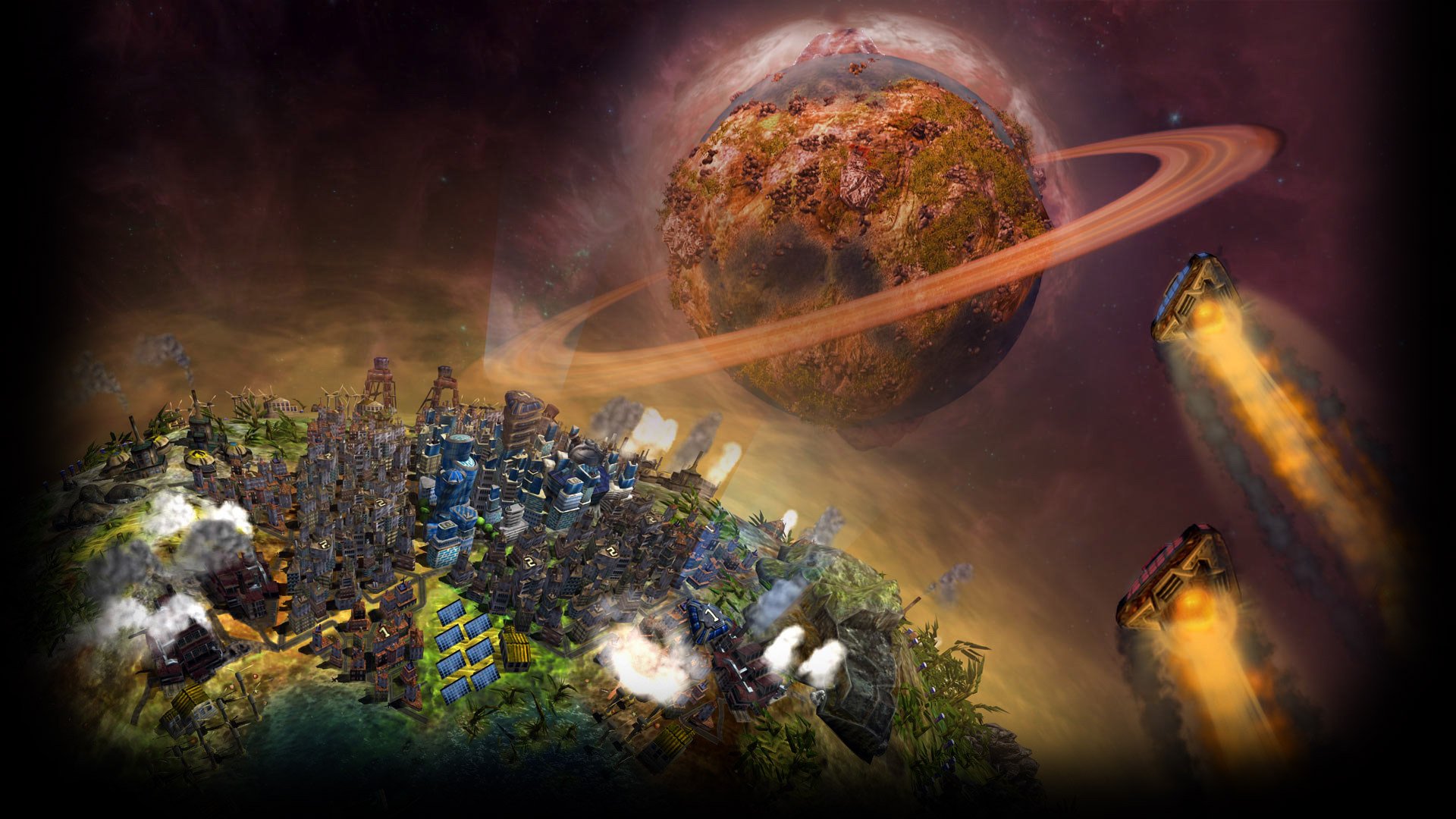 Video Game Imagine Earth HD Wallpaper