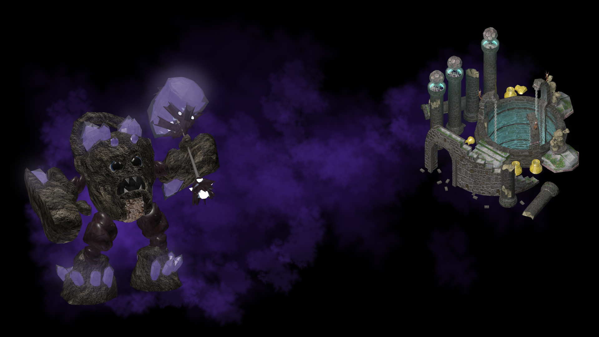 Video Game Lantern Forge HD Wallpaper