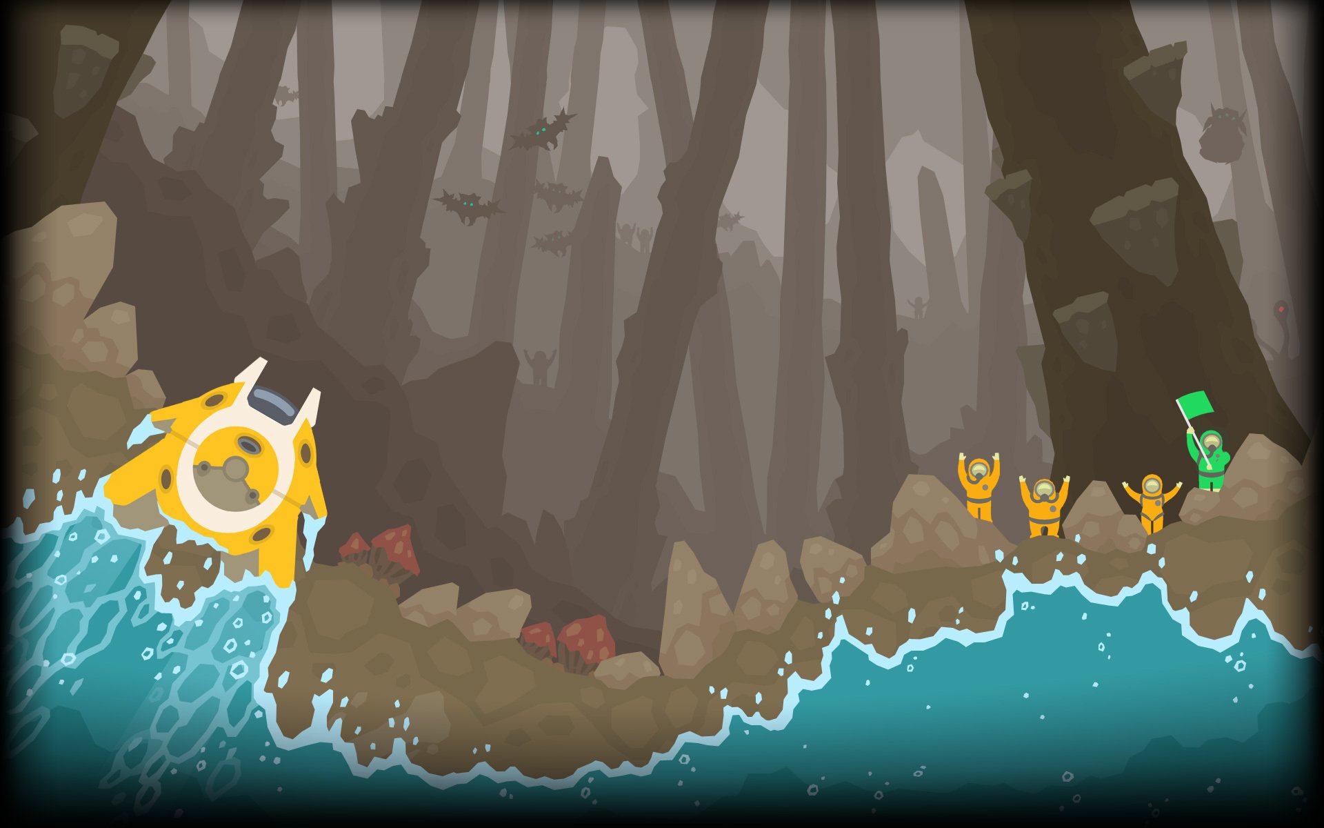 PixelJunk Shooter HD Wallpaper