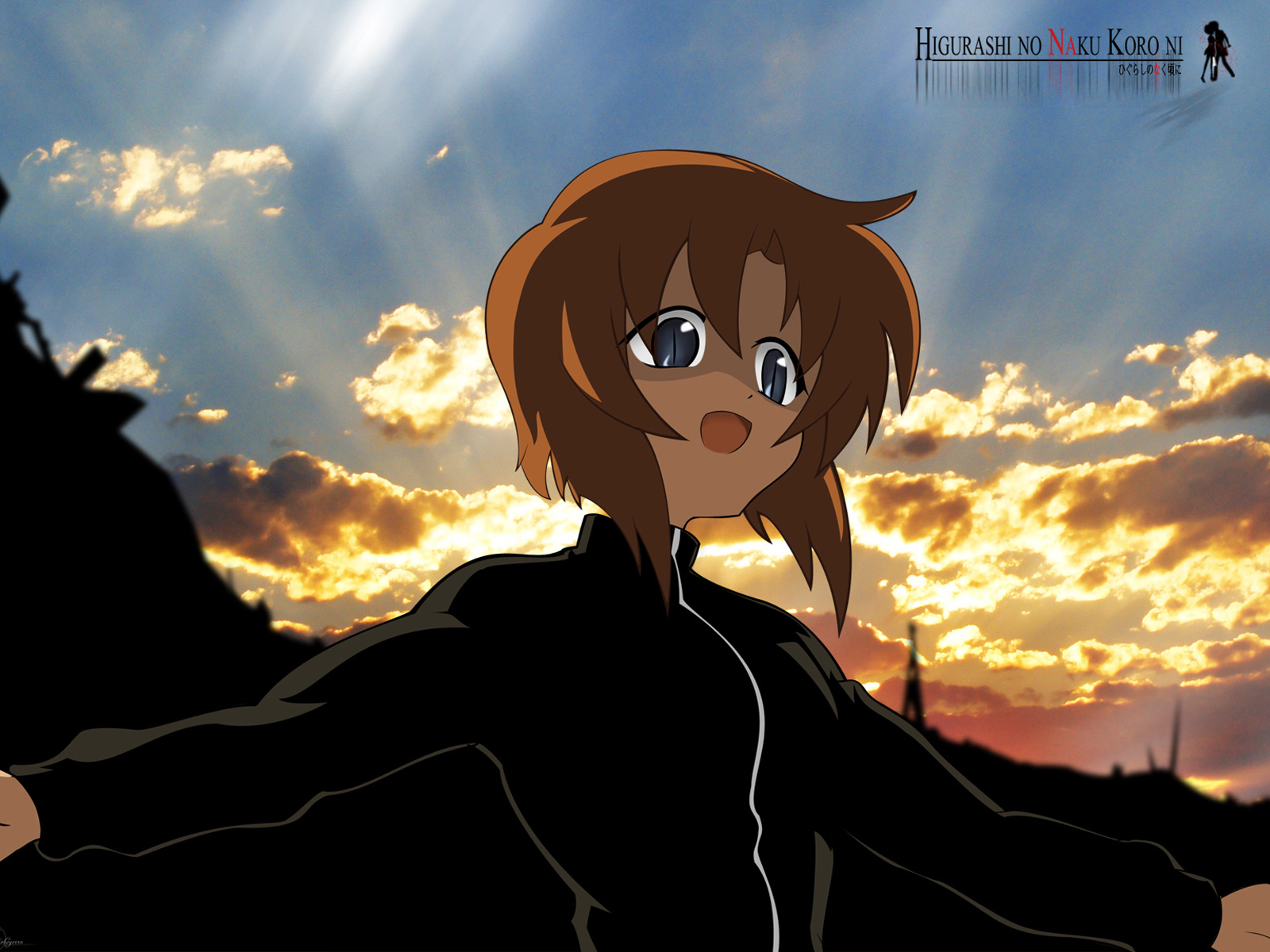 Download Rena Ryūgū Anime Higurashi When They Cry Wallpaper