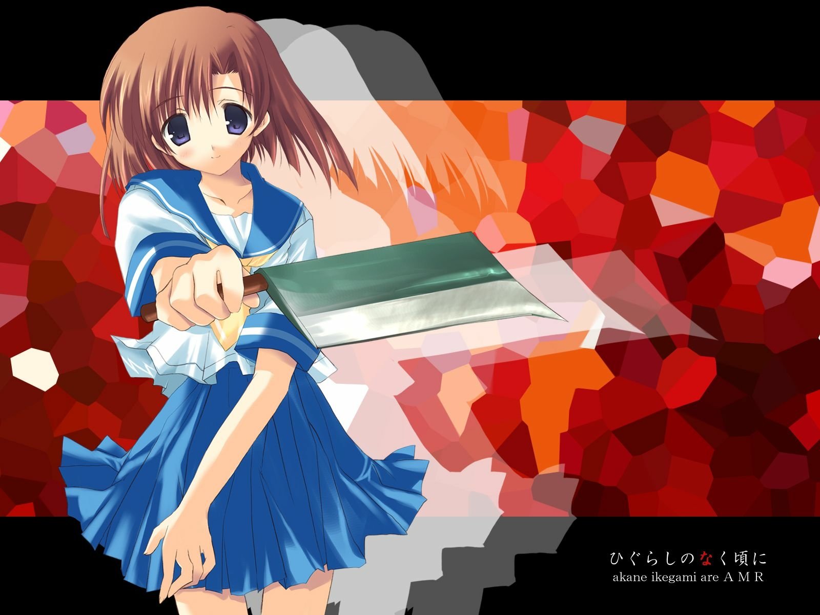 Download Rena Ryūgū Anime Higurashi When They Cry Wallpaper