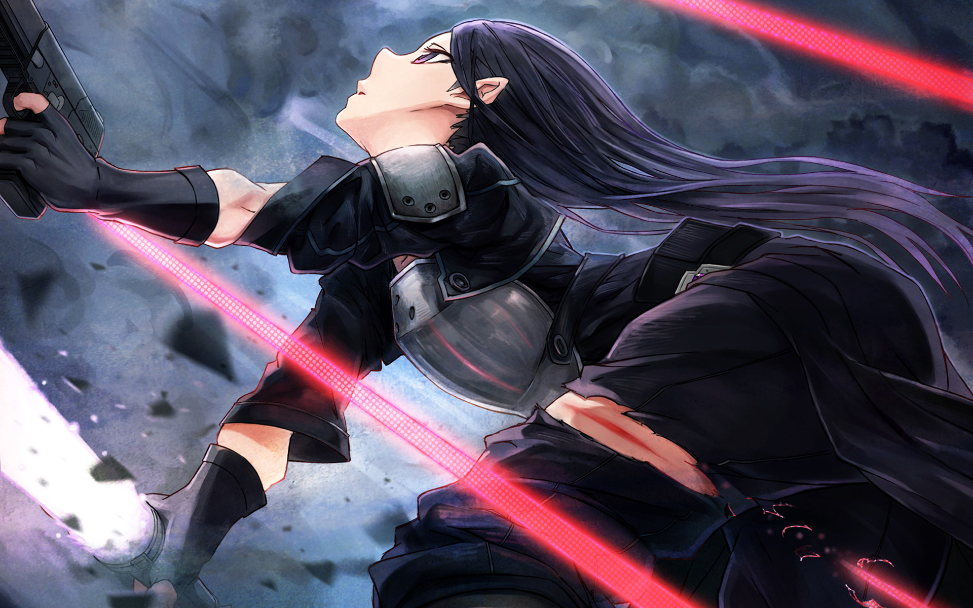 Download Kirito (Sword Art Online) Anime Sword Art Online II HD Wallpaper