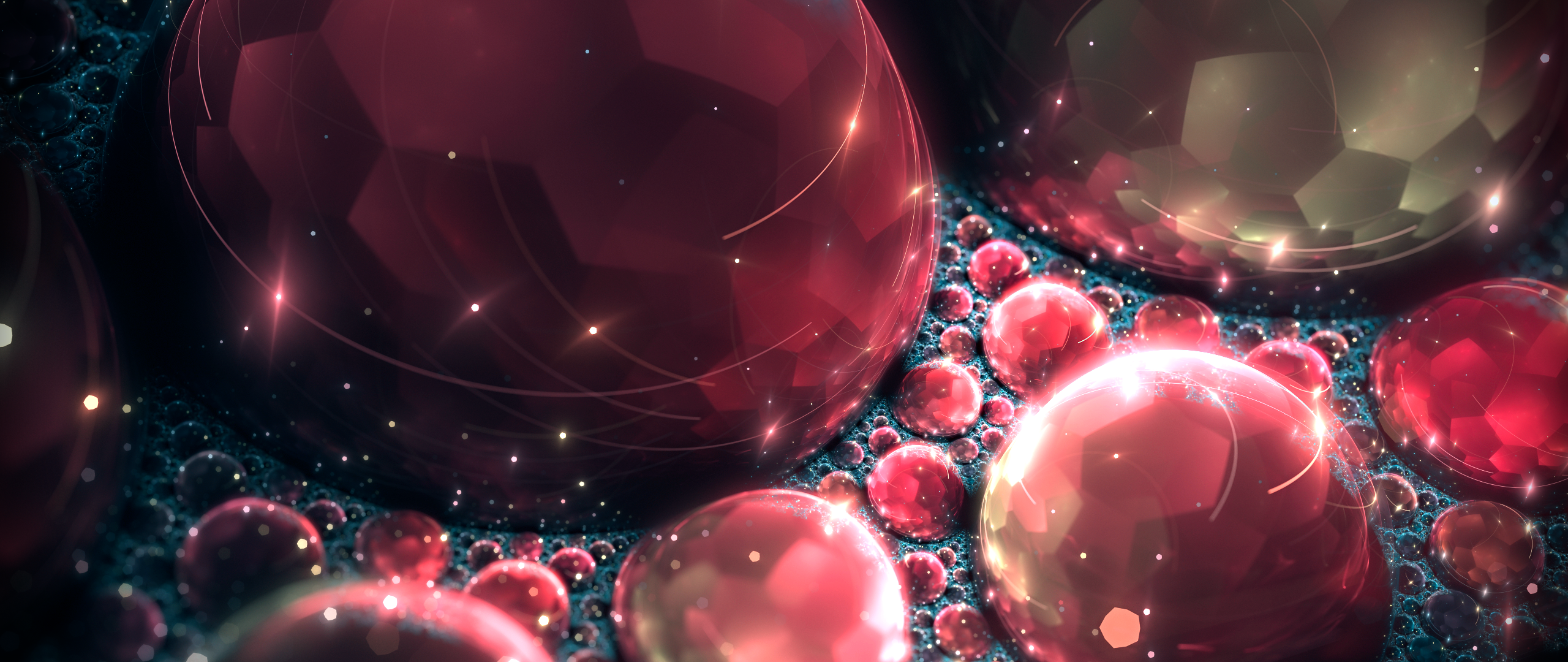 Trippy Red Fractal Sphere - HD Wallpaper by SallySlips