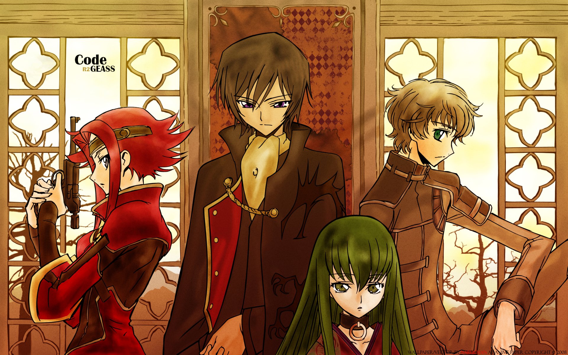 Fondo De Pantalla De Cc Y Lelouch HD Wallpaper: Code Geass, C.C.,