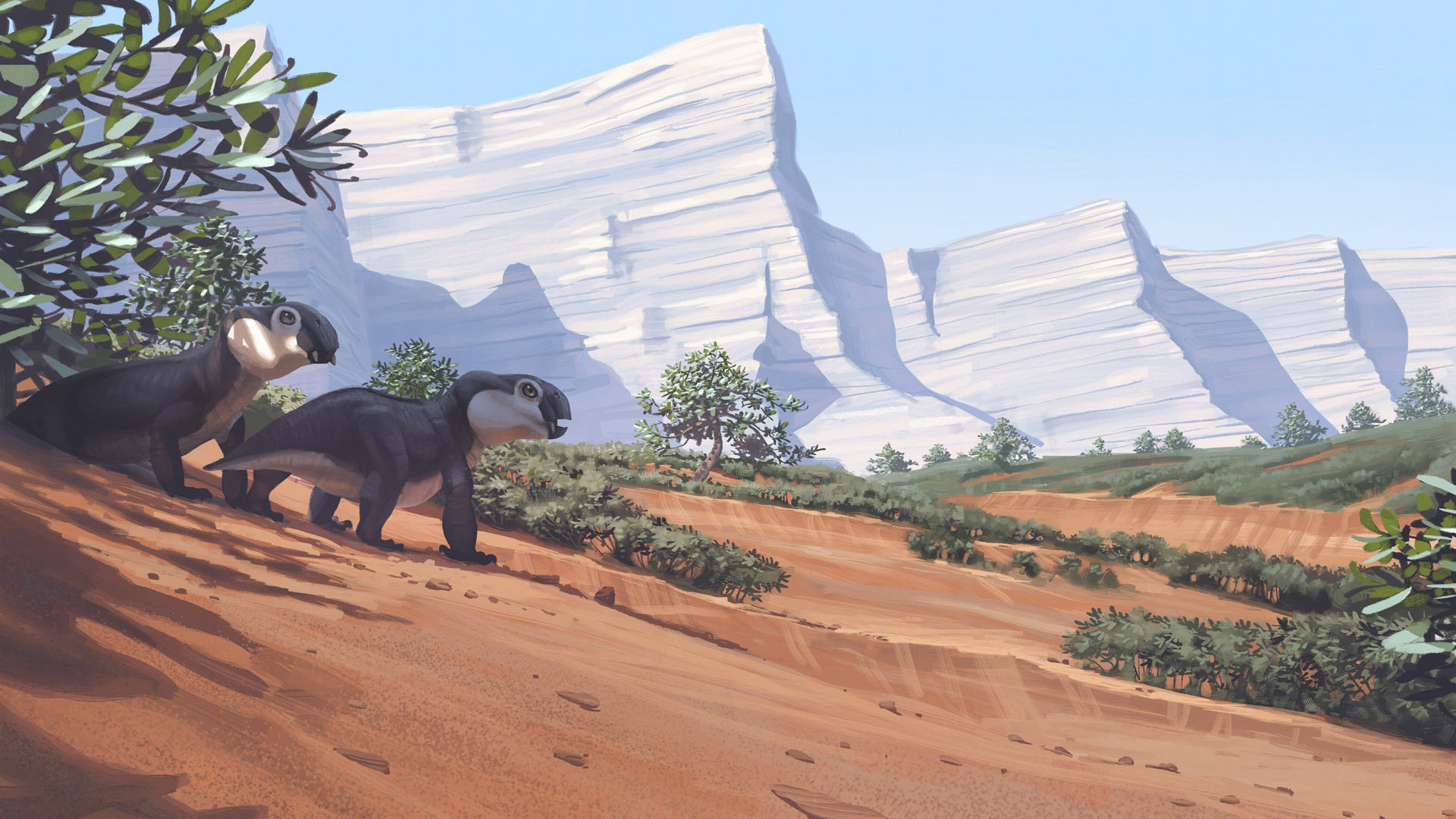 HD Dinosaur Adventure: Ancient Animal Landscape by Simon Stålenhag