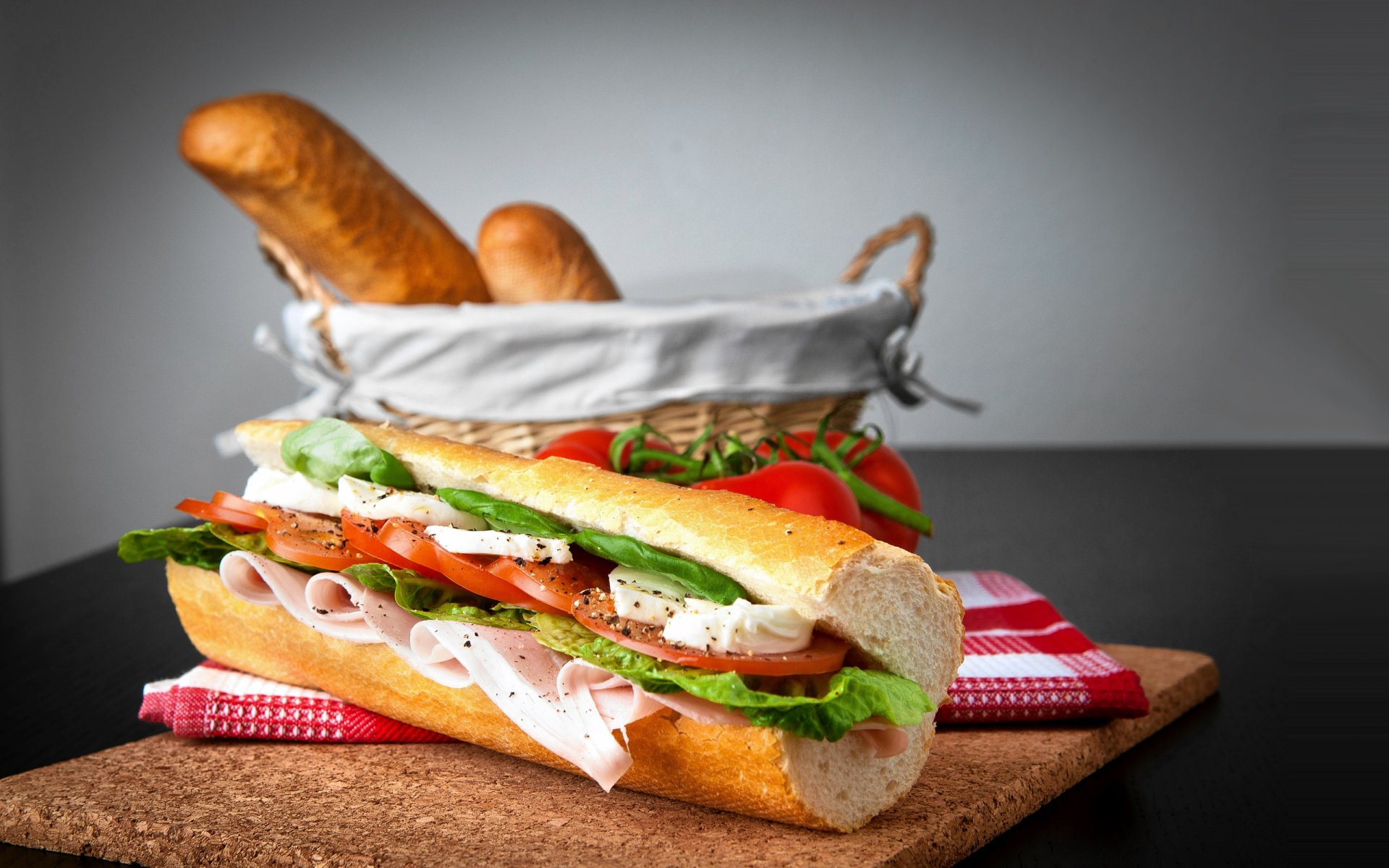 Download Food Sandwich HD Wallpaper