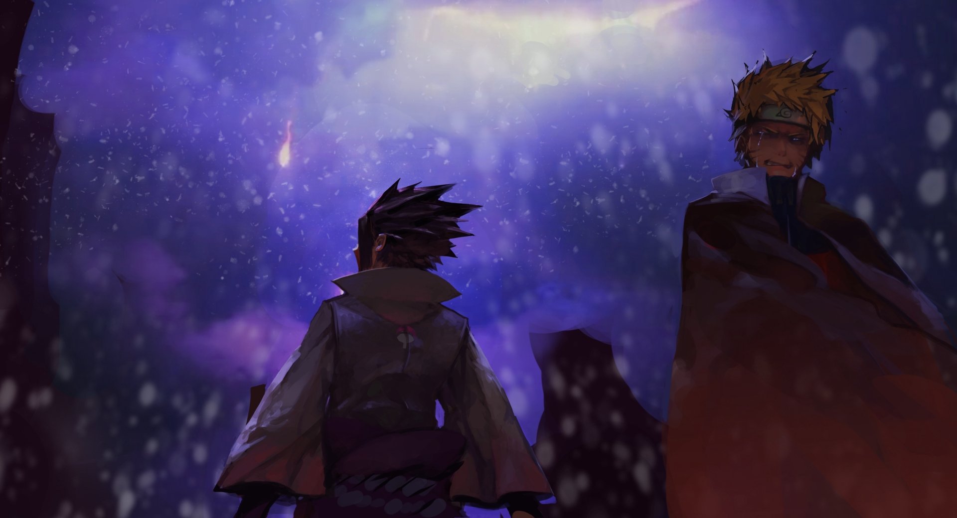 Sasuke & Naruto: Epic HD Wallpaper from the Anime Series