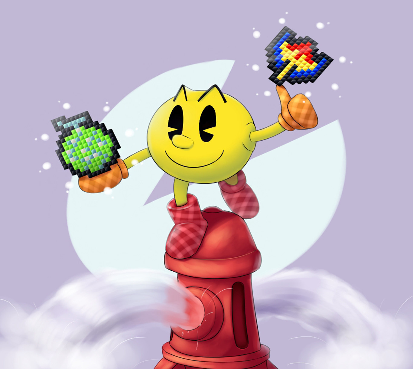 Download Video Game Pac-Man Wallpaper by Nuggets-Day
