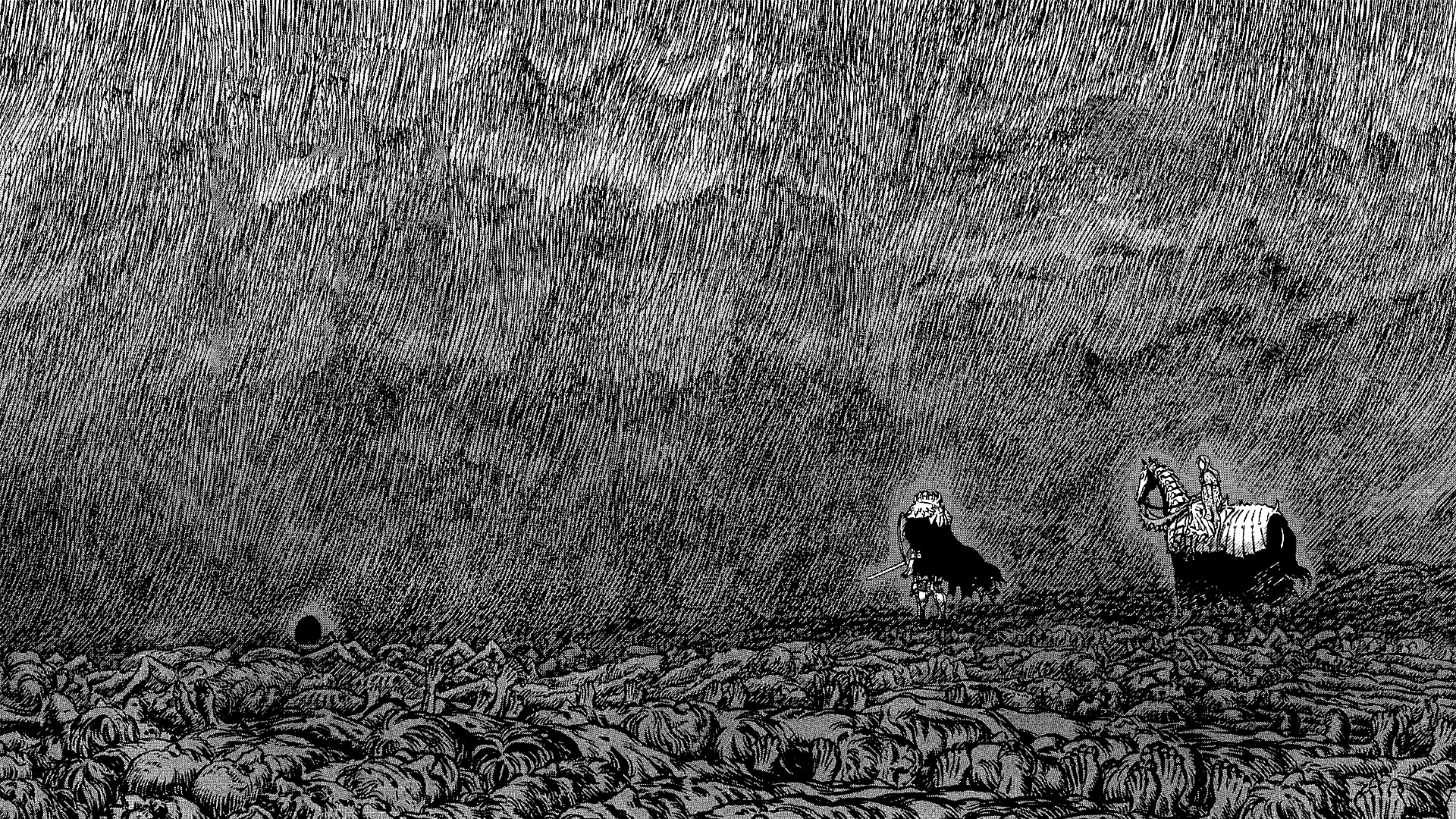 Berserk Anime HD Wallpaper: Dark Journey Through the Abyss
