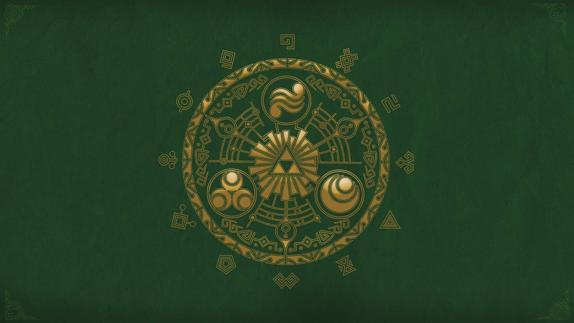 Legend of Zelda HD Wallpaper: Timeless Hyrule Emblem | 1920x1080 ...