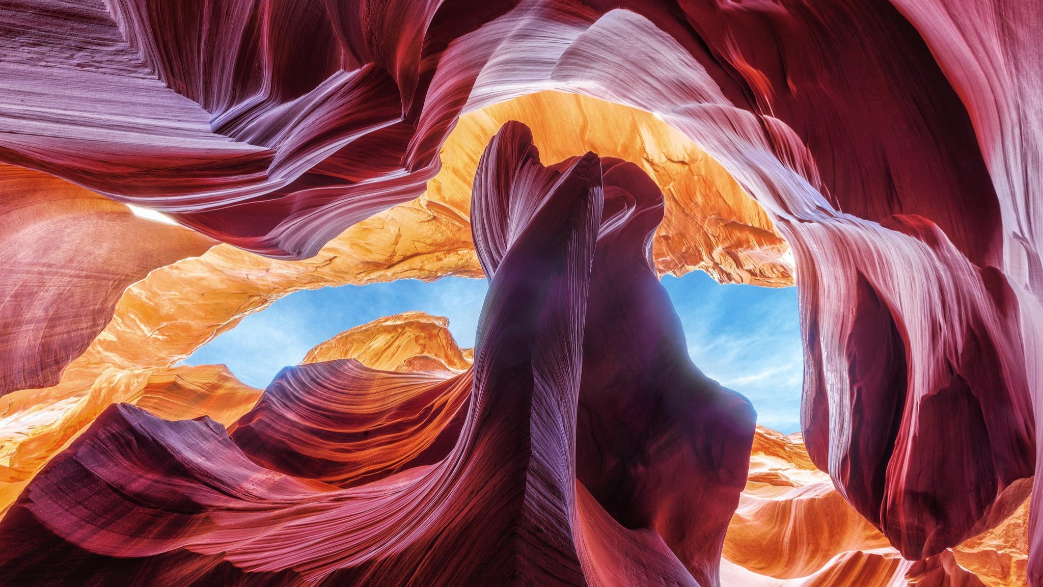 Download Nature Canyon Antelope Canyon HD Wallpaper