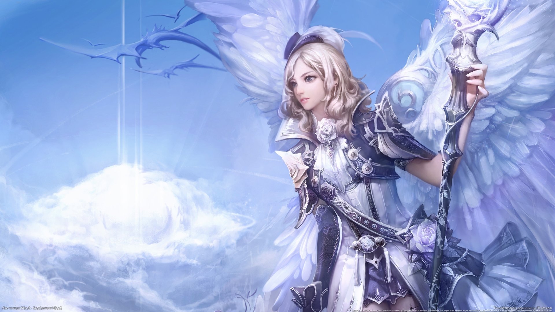 AION HD Wallpaper: Epic Fantasy in MMORPG Worlds