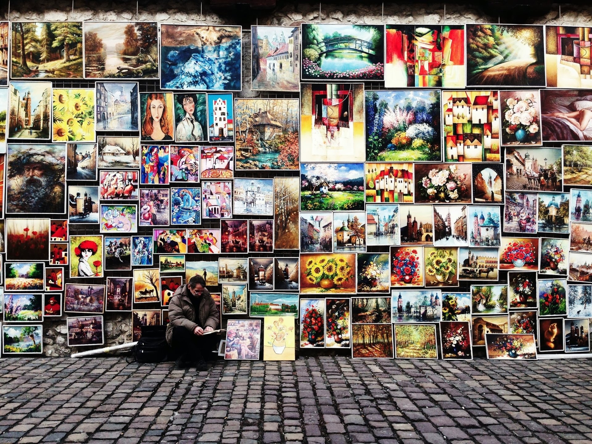 Vibrant Artistic Gallery: Colorful HD Painting Showcase by Unsplash