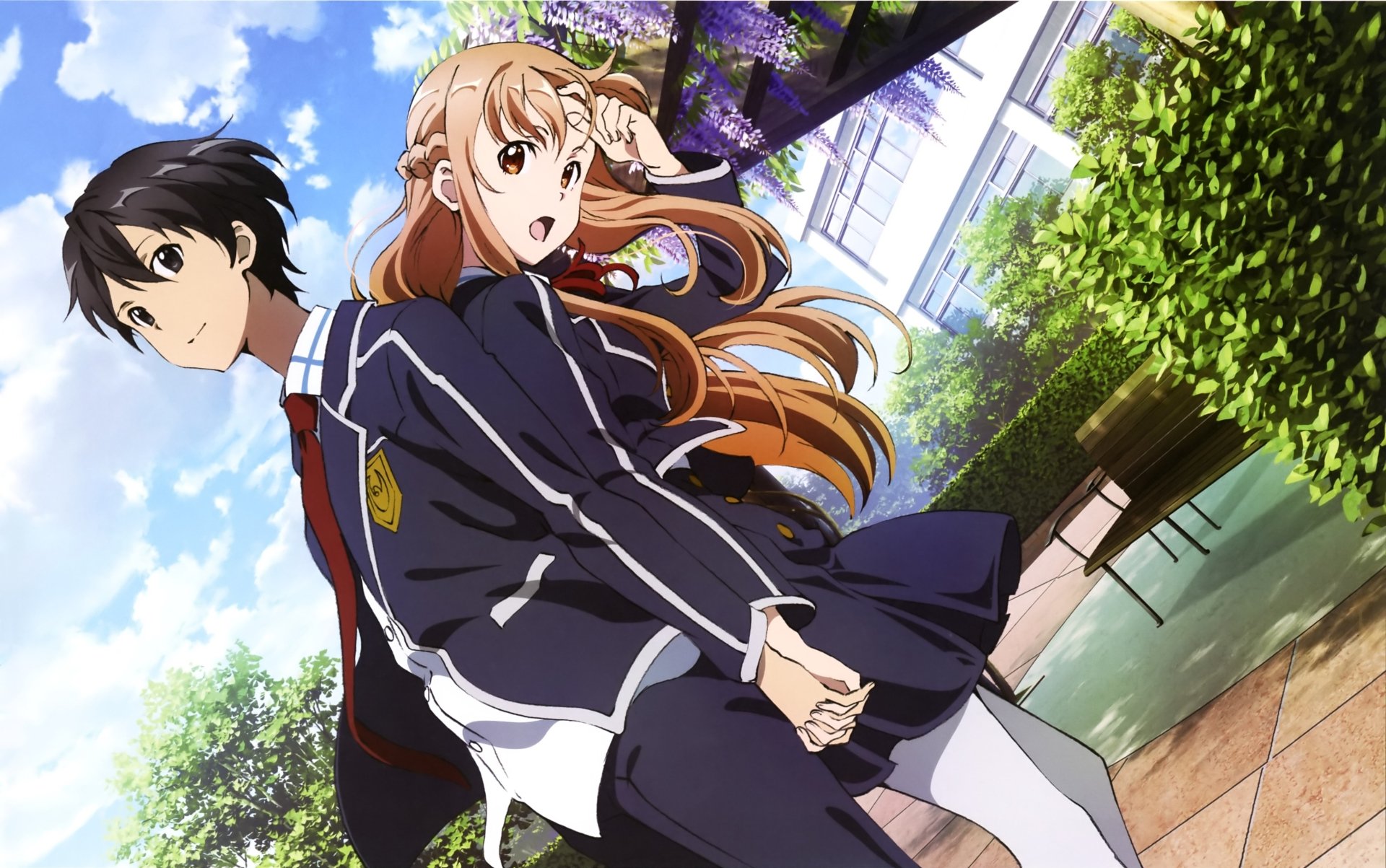 Sword Art Online: Kazuto & Asuna in 4K Ultra HD Wallpaper