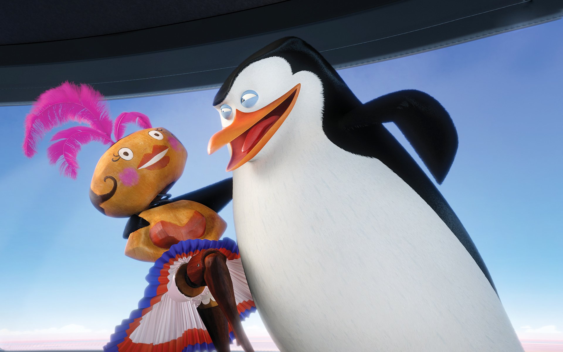 Baby Penguins Of Madagascar Skipper Wallpaper