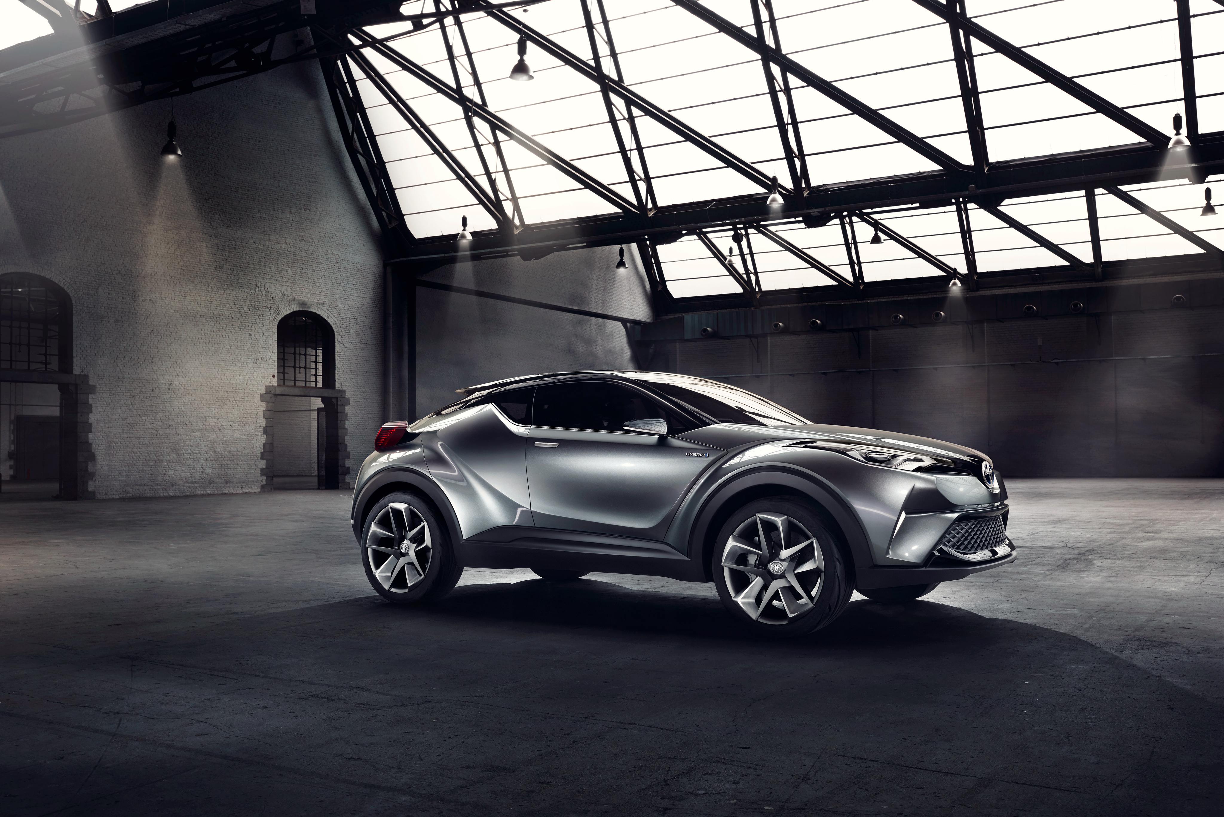 Download Silver Car Concept Car SUV Car Toyota Vehicle Toyota C-HR 4k ...