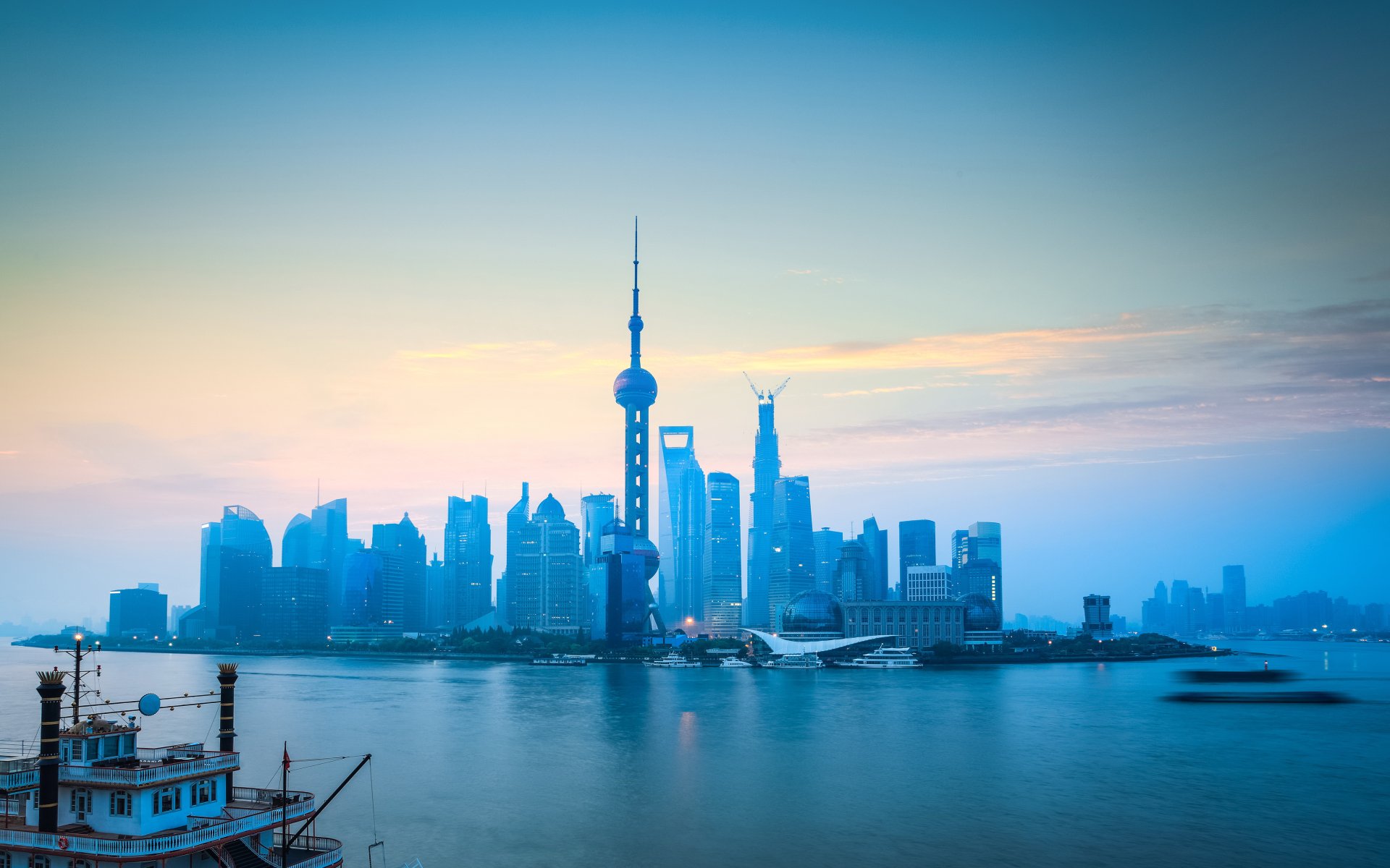 Download Blue Building Skyscraper Cityscape City China Man Made ...