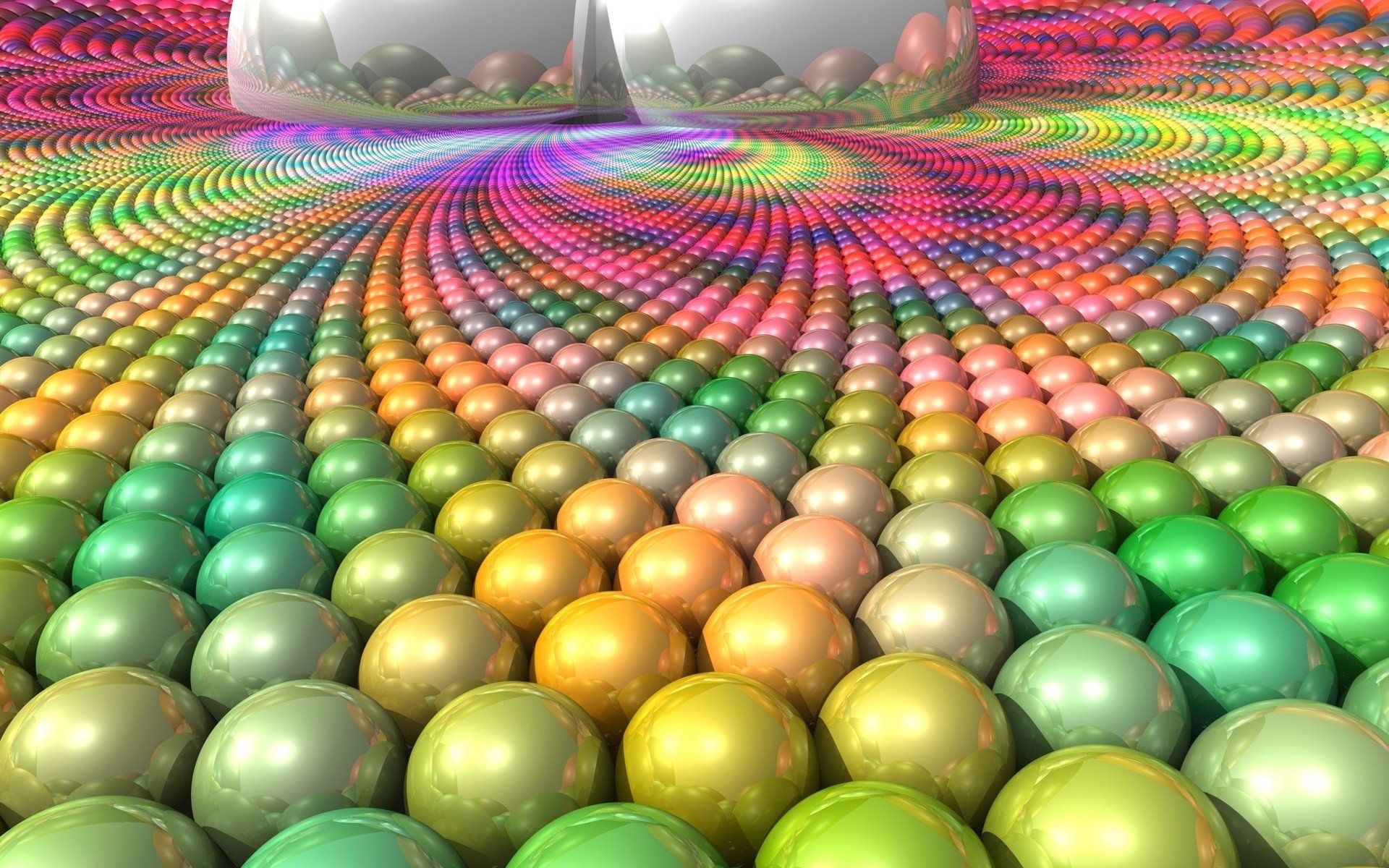 Download CGI 3D Abstract Ball HD Wallpaper