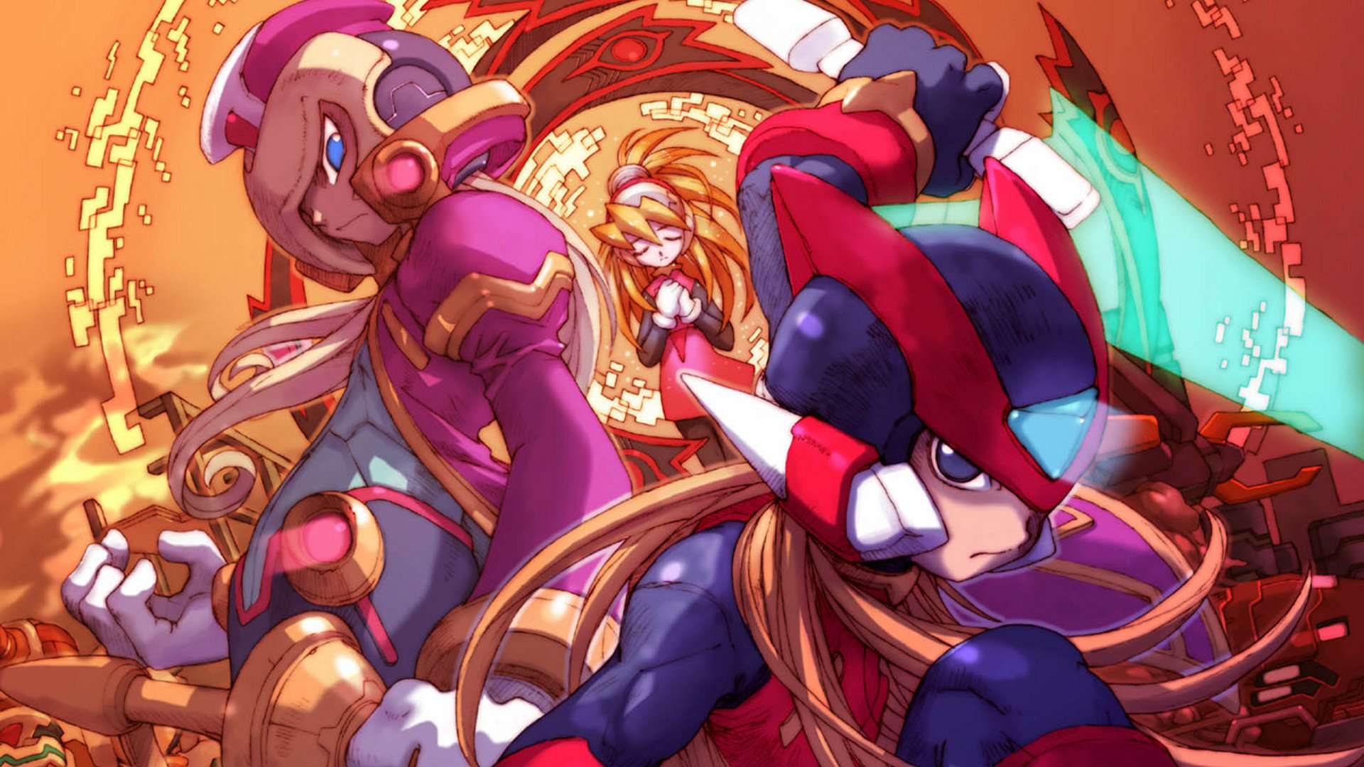 Download Video Game Mega Man Zero 2 HD Wallpaper
