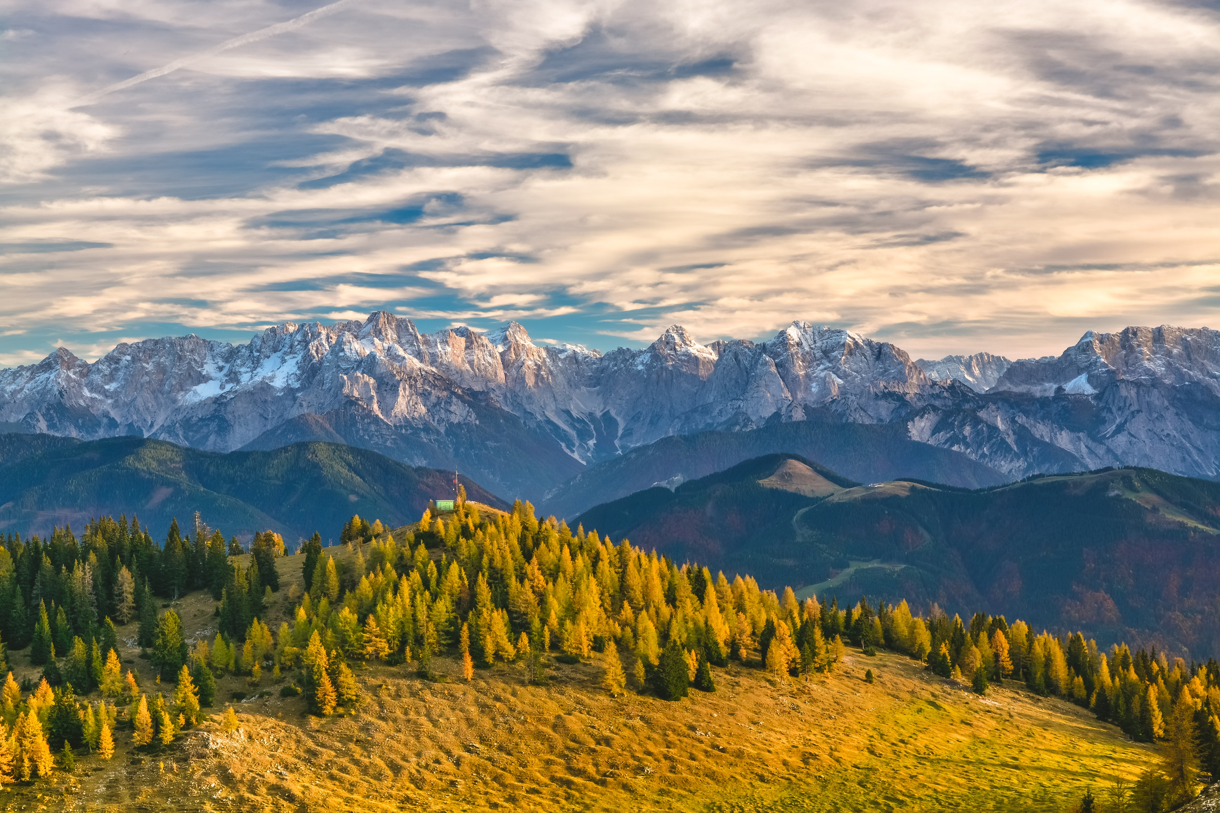 Download Peak Nature Cloud Tree Forest Pine Tree Alps Mountain ...