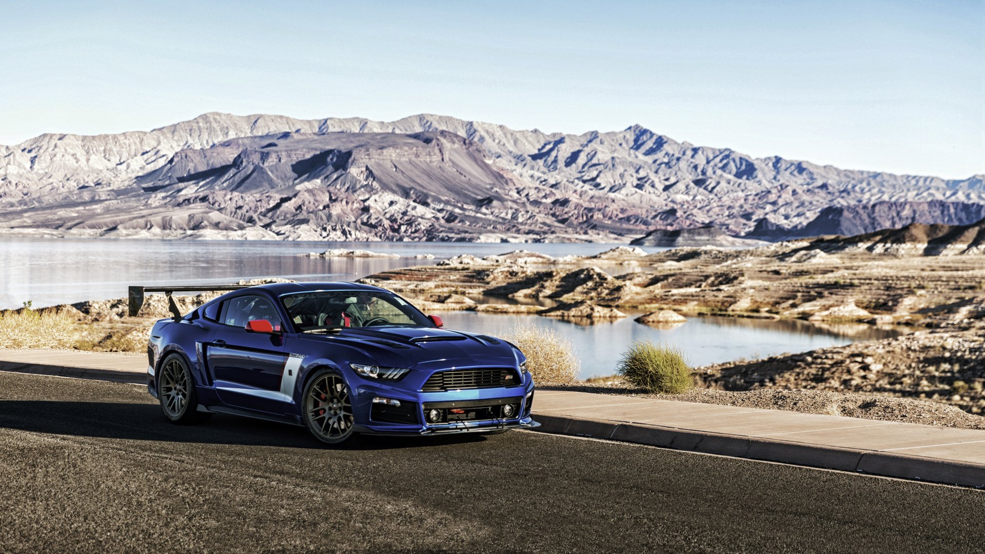 4K Ford Mustang - Muscle Car Desert Run Wallpaper | 4096x2304 ...