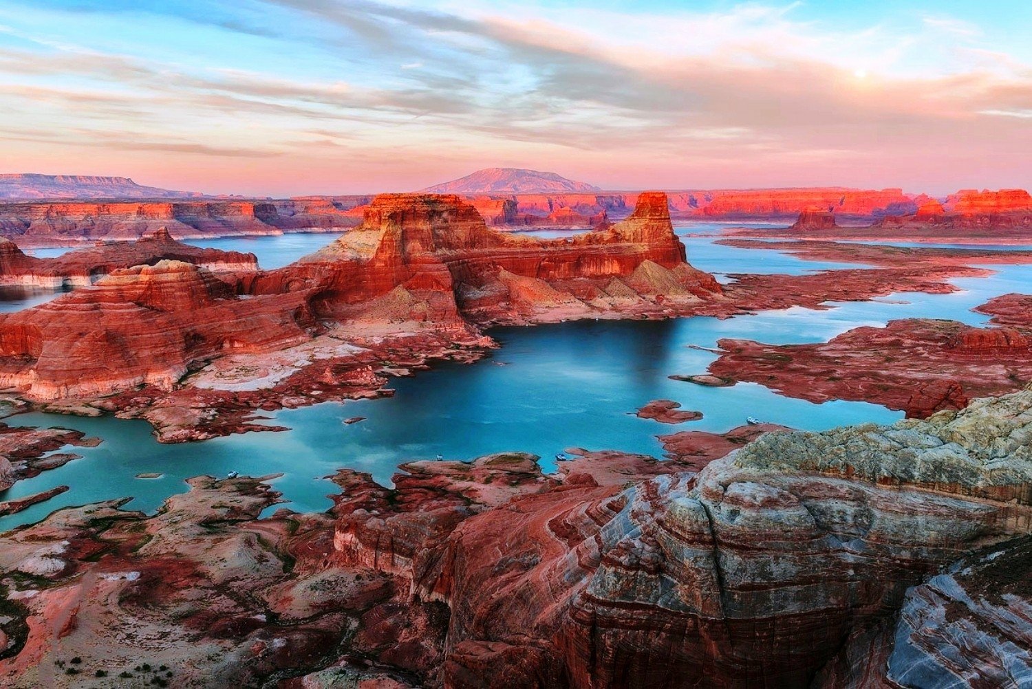 Download Canyon Utah Lake Nature Lake Powell Wallpaper