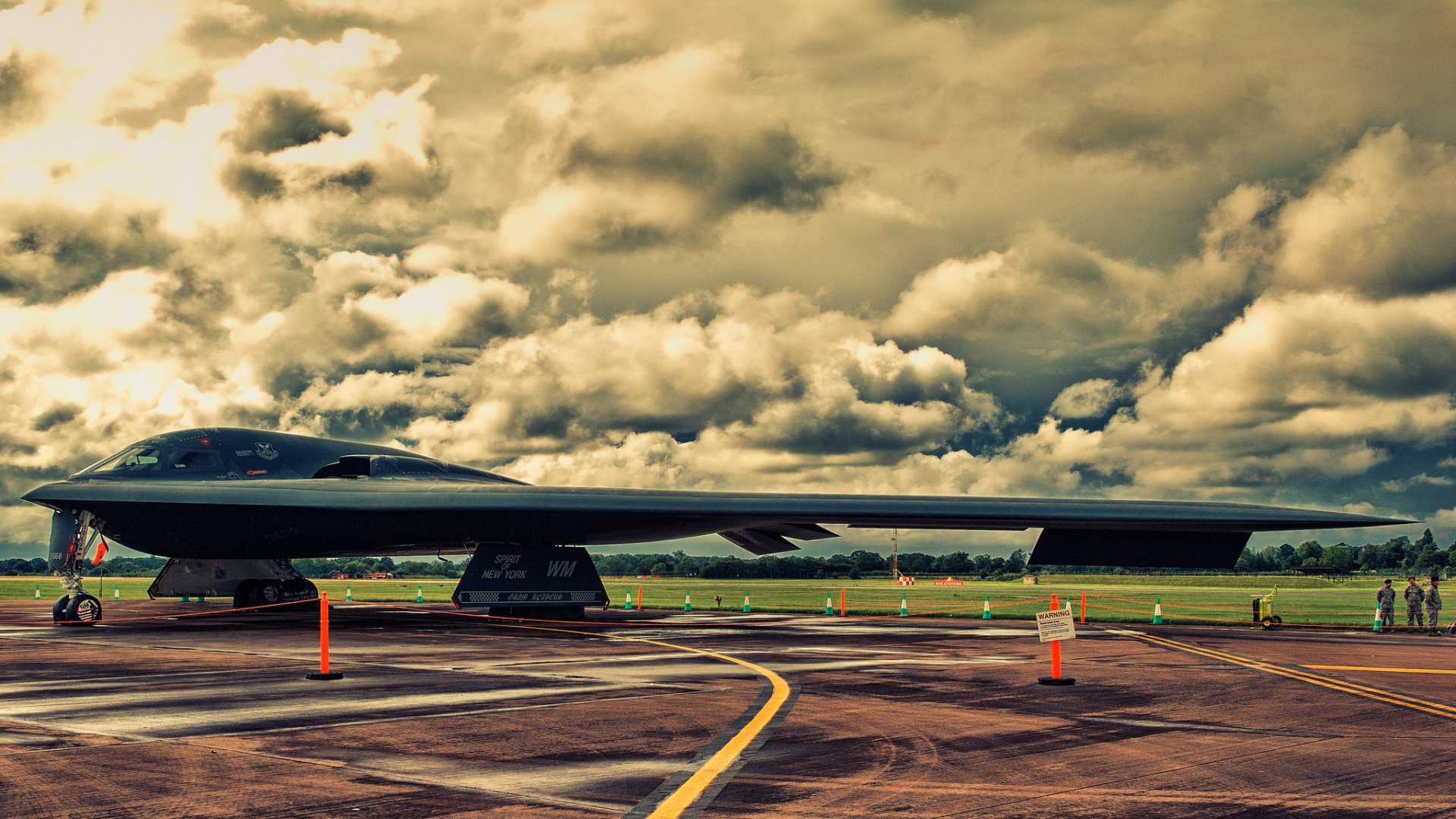 Shadow Wing — B-2 Spirit Stealth Bomber HD Wallpaper