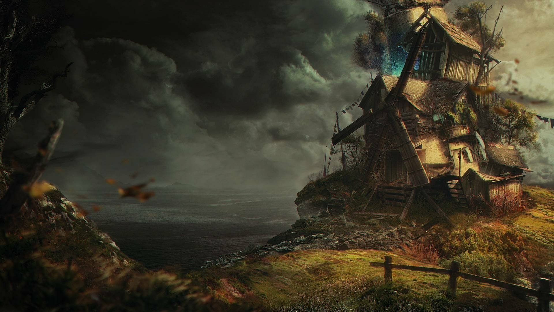 Enchanted Fortress: Stunning HD Fantasy Building Wallpaper by Carlos ...