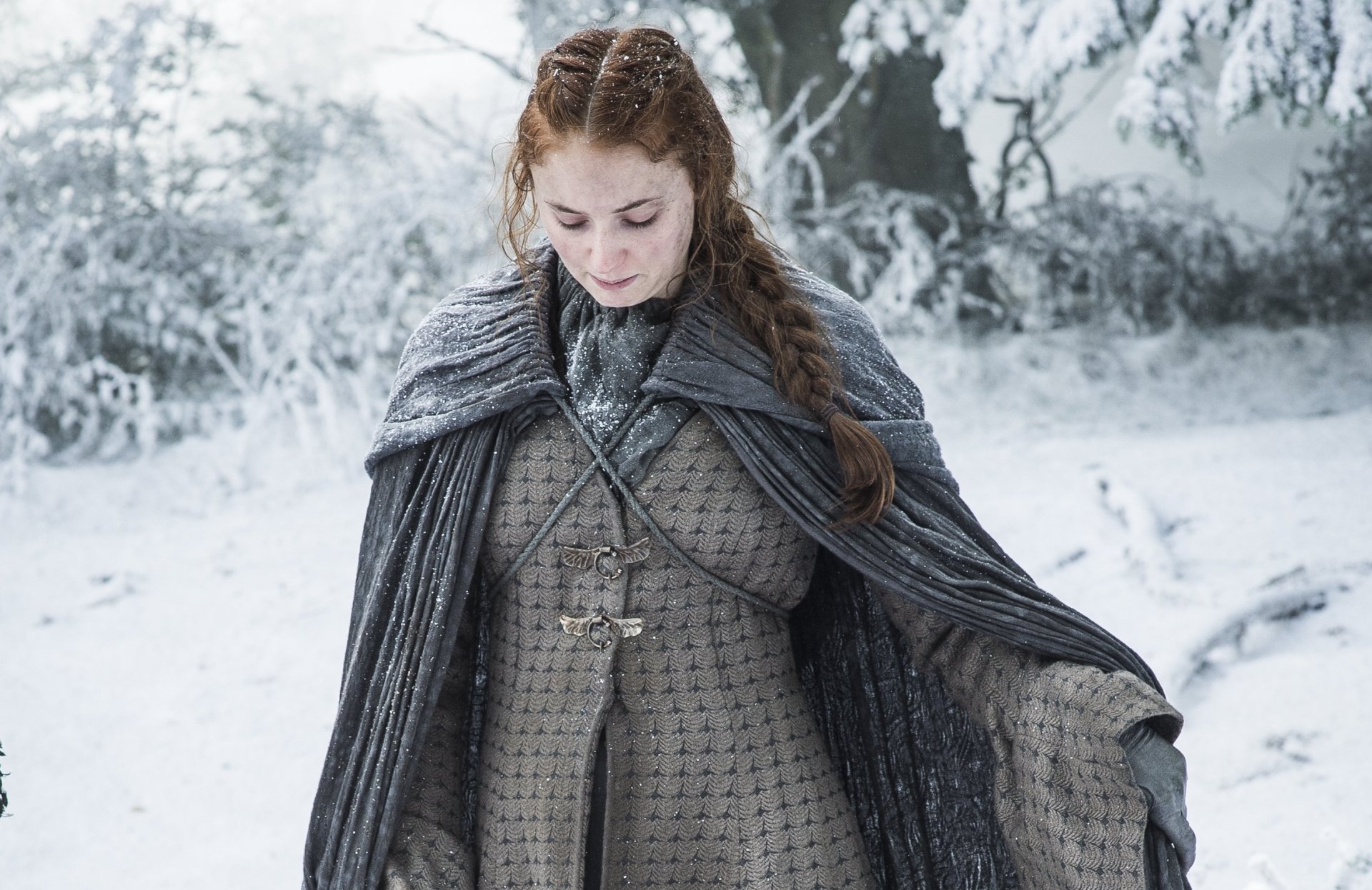 Sansa Stark HD Wallpaper – Sophie Turner in Game of Thrones Winter Scene