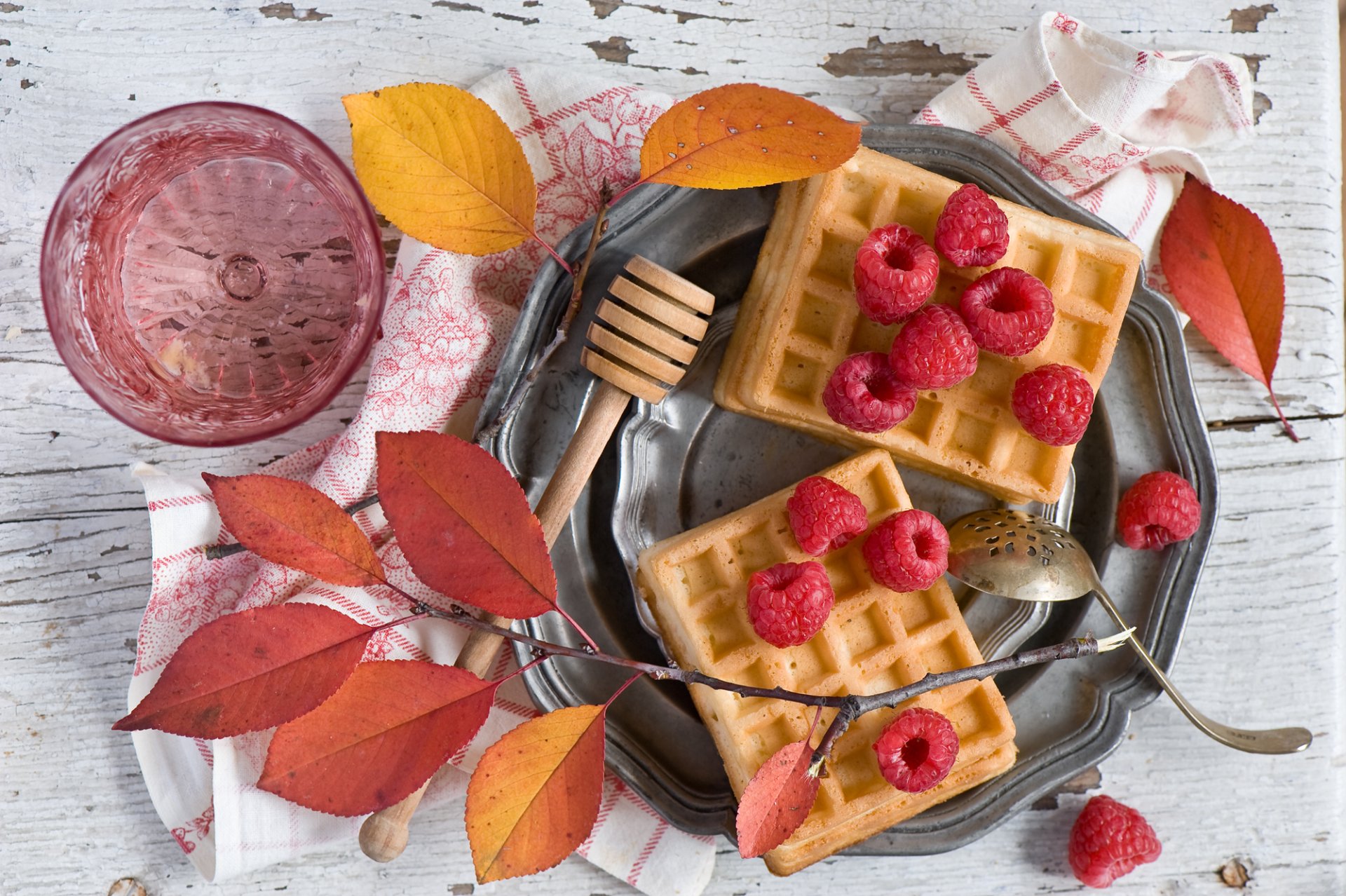 Download Raspberry Breakfast Still Life Food Waffle HD Wallpaper by ...