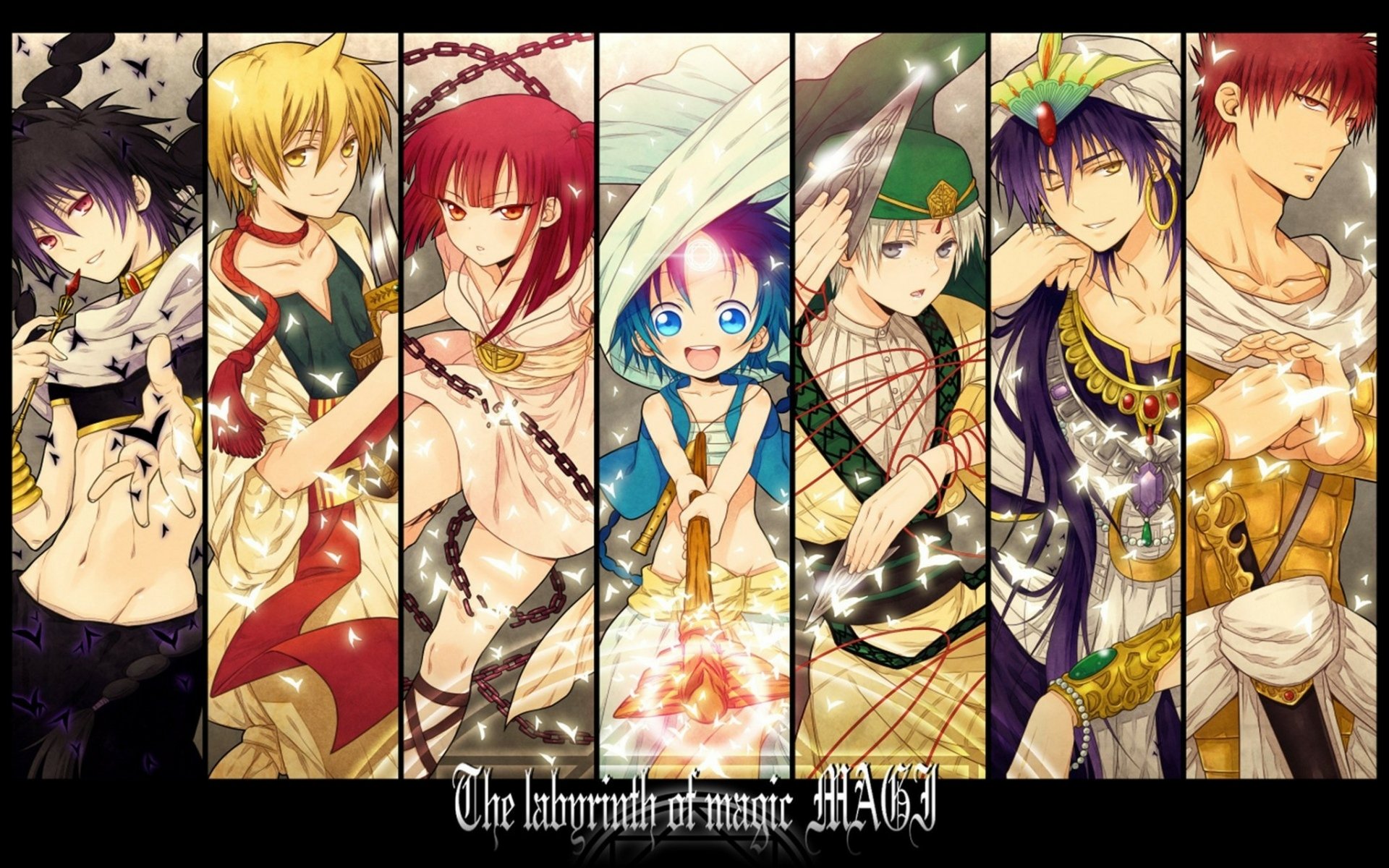 Magi: The Labyrinth of Magic – Vibrant HD Anime Wallpaper Showcase
